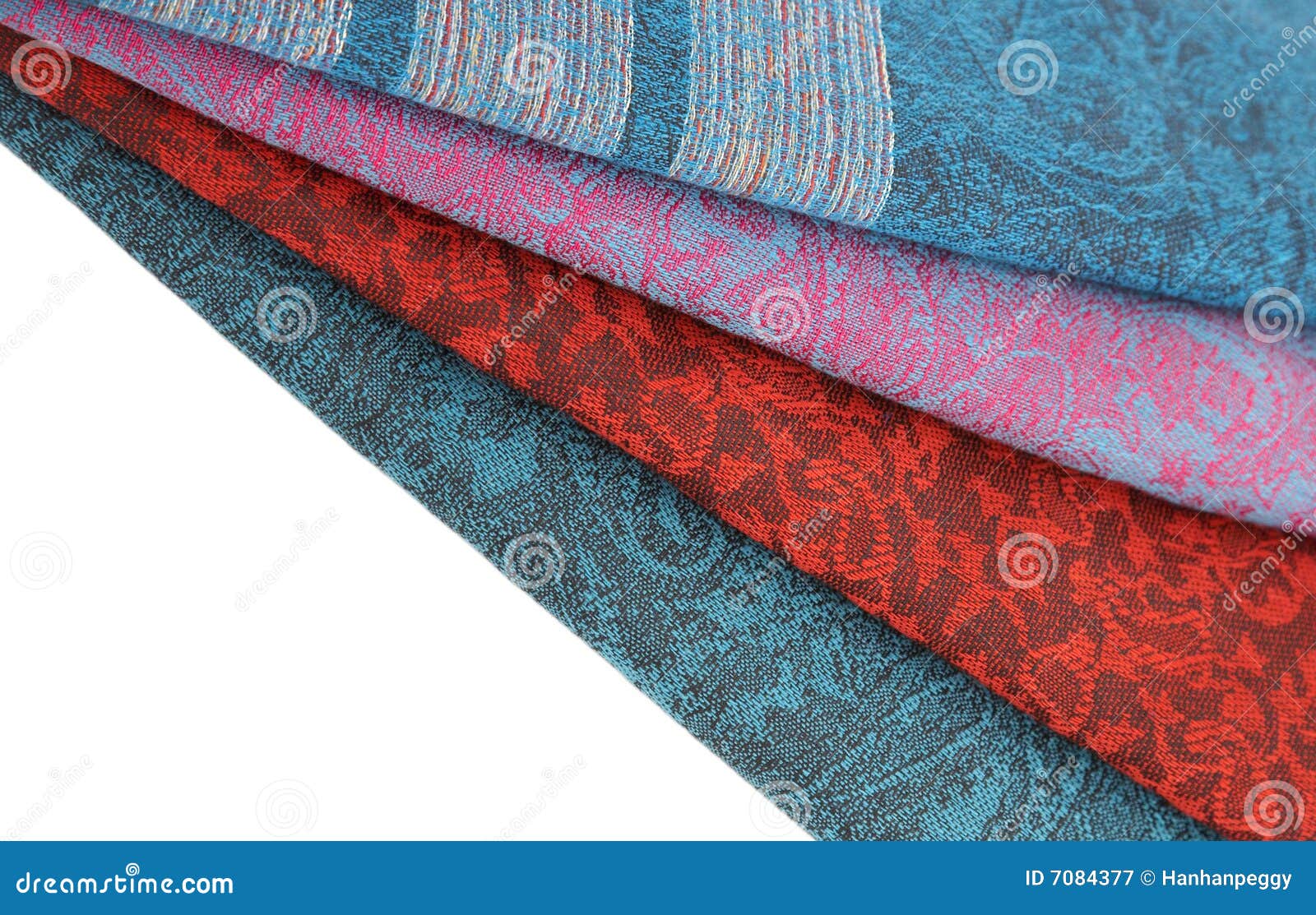 Colorful fabric stack stock image. Image of diverse, fabric - 7084377