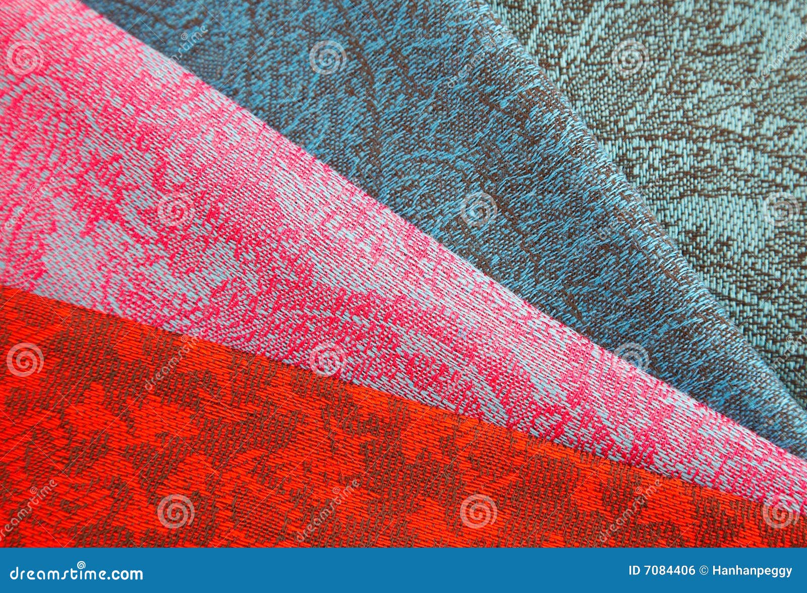 Colorful fabric stack stock photo. Image of background - 7084406