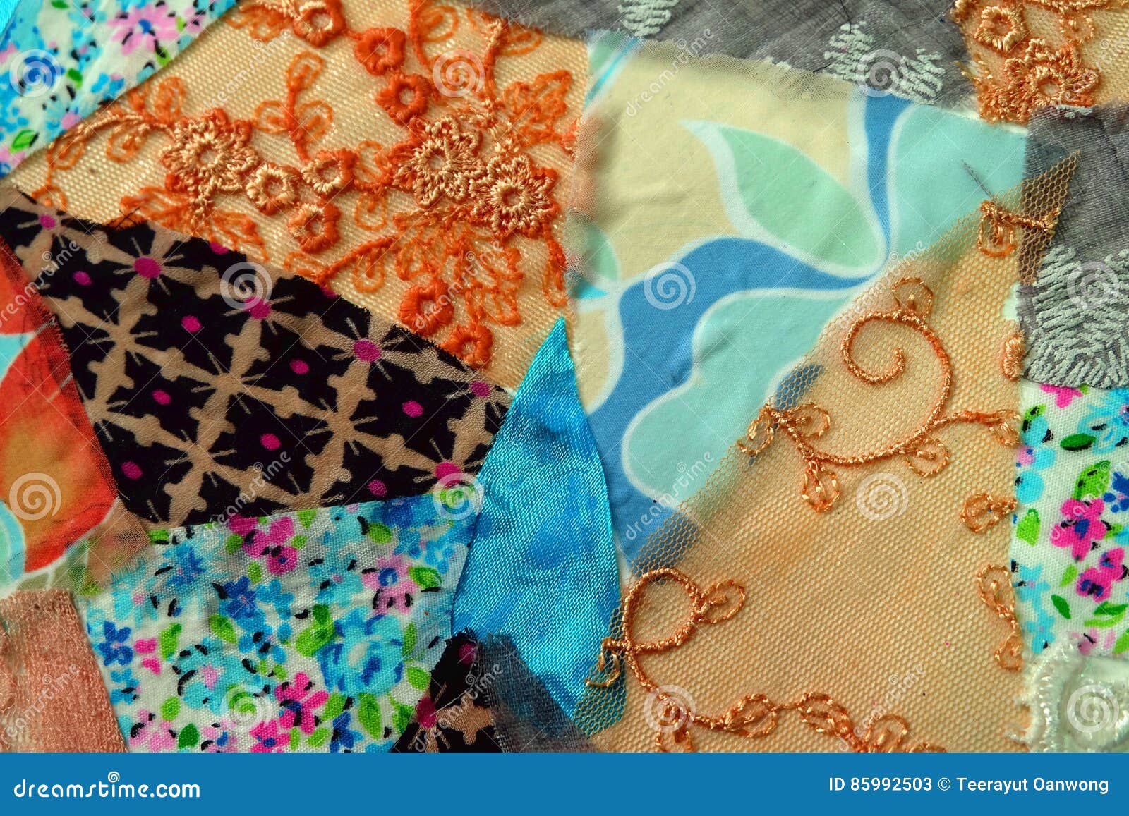 Colorful Fabric in Texture. Stock Image - Image of closeup, abstract ...