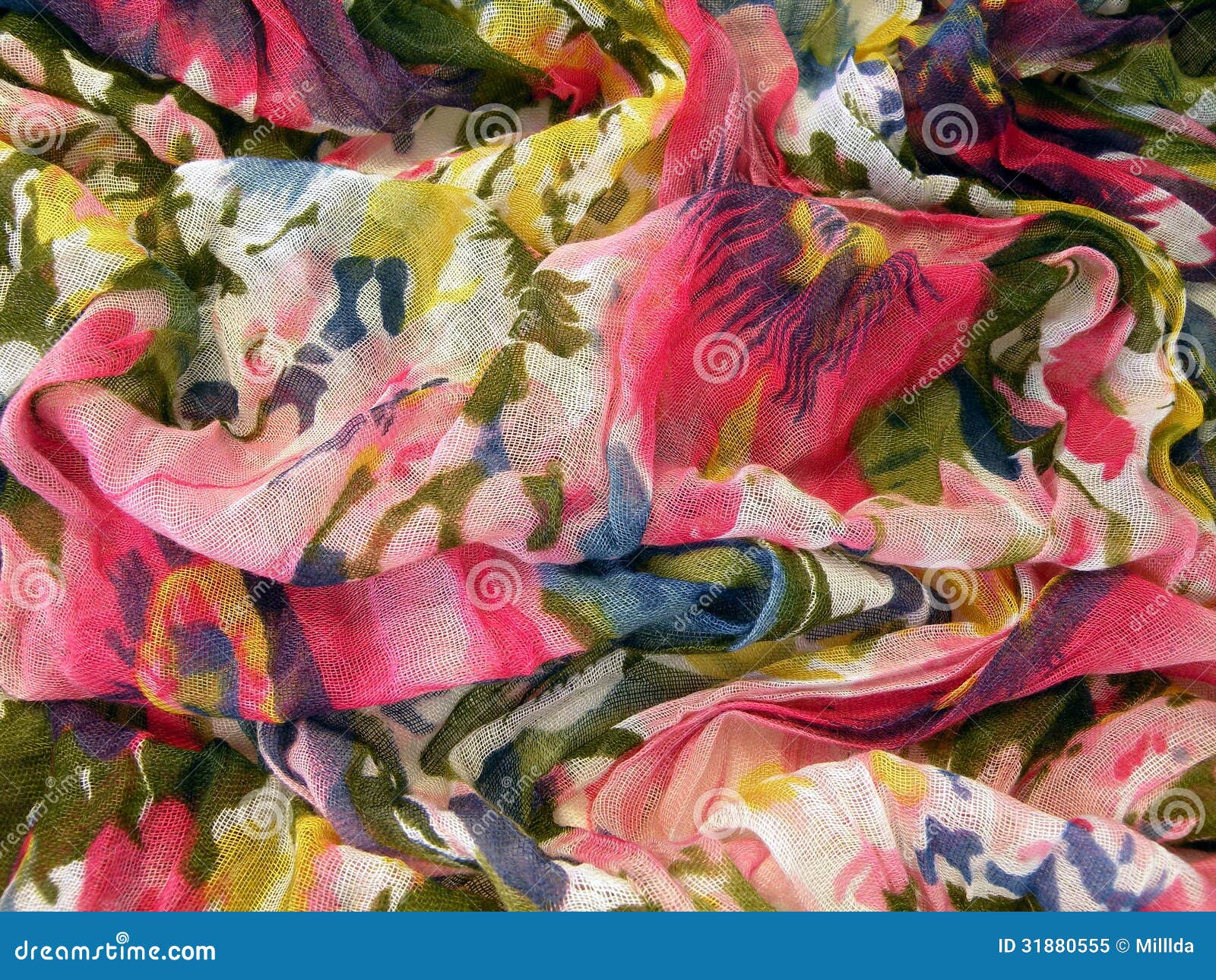 Colorful fabric texture stock image. Image of green, background - 31880555