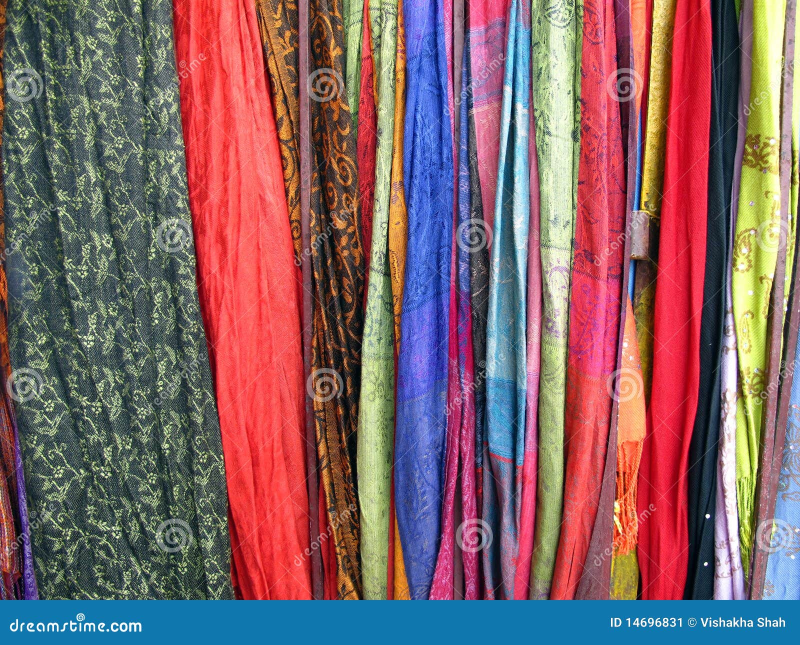 Colorful Fabrics stock image. Image of colors, fabrics - 14696831