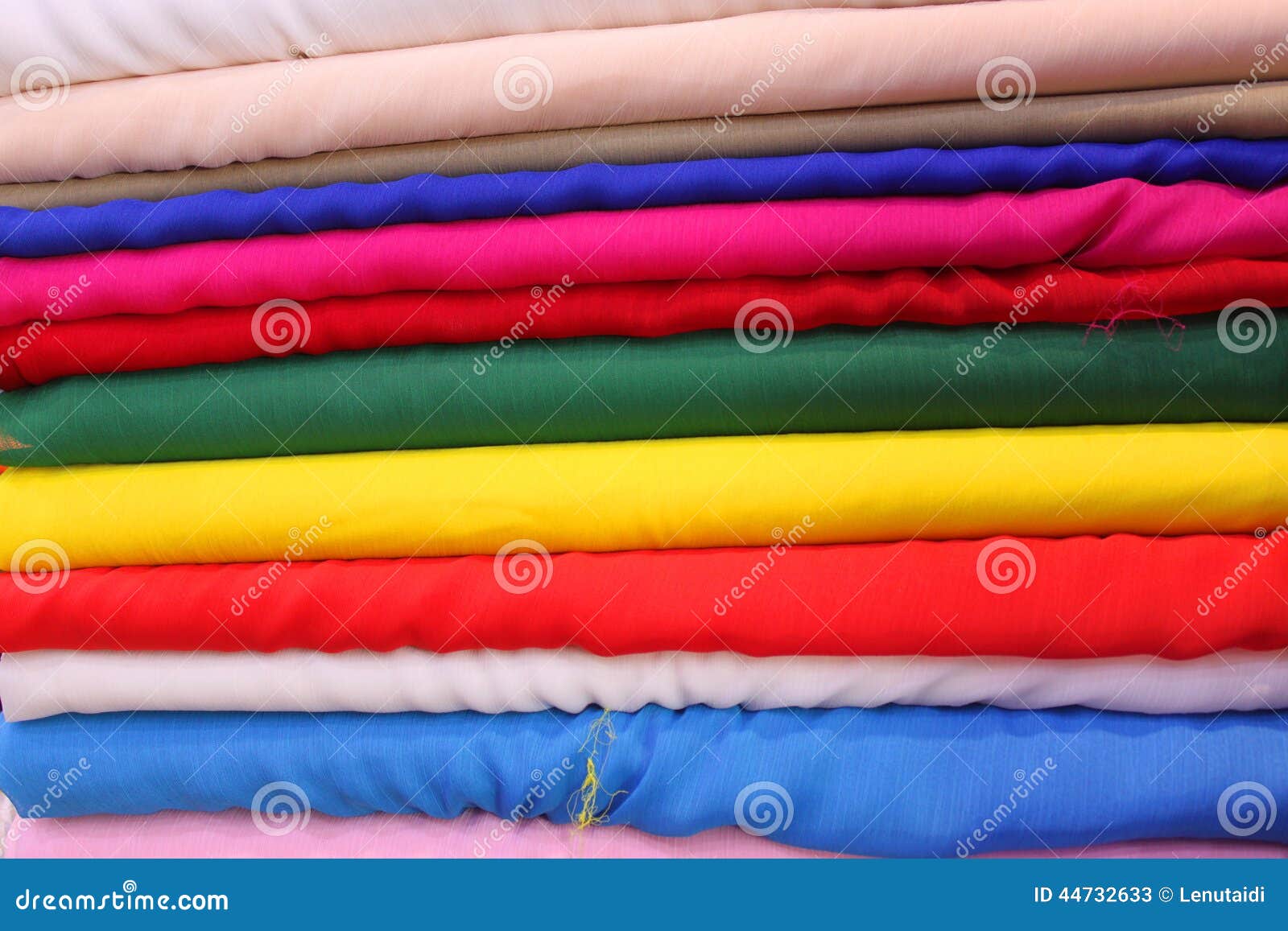 Colorful fabrics stock image. Image of pink, pile, natural - 44732633