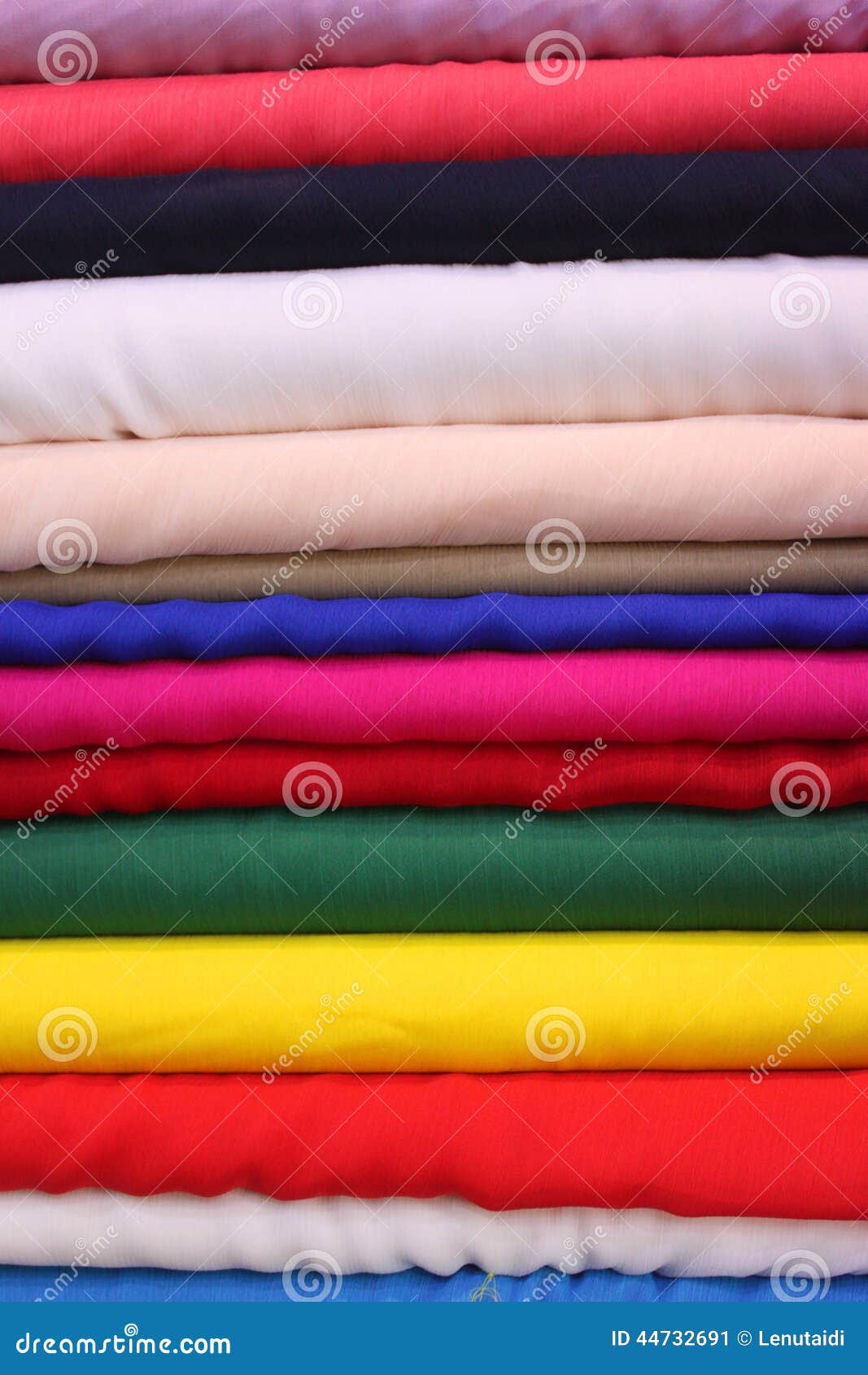 Colorful fabrics stock image. Image of abstract, pattern - 44732691