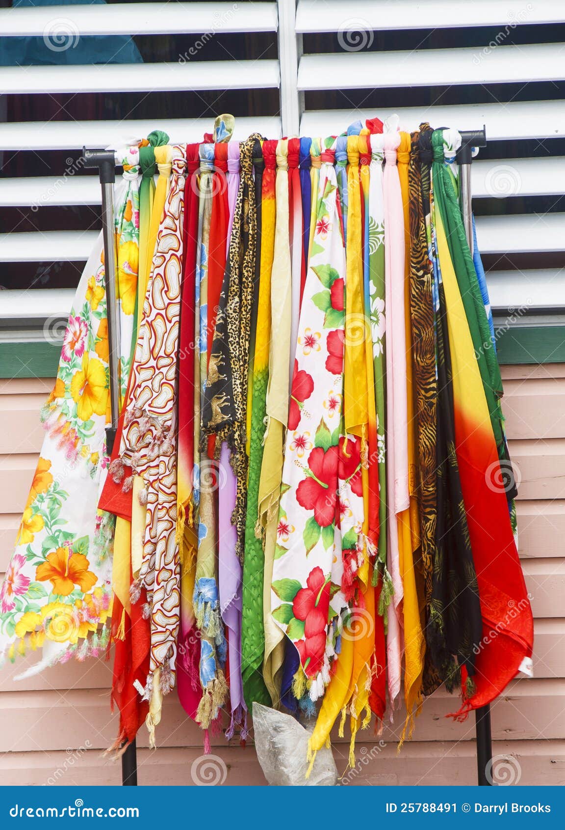 Colorful Fabrics by White Vent Stock Image - Image of sale, market ...