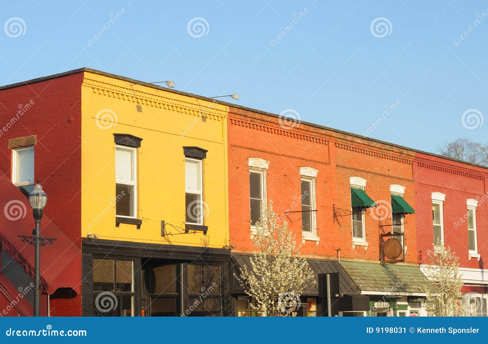 Colorful facades stock image. Image of building, district - 9198031