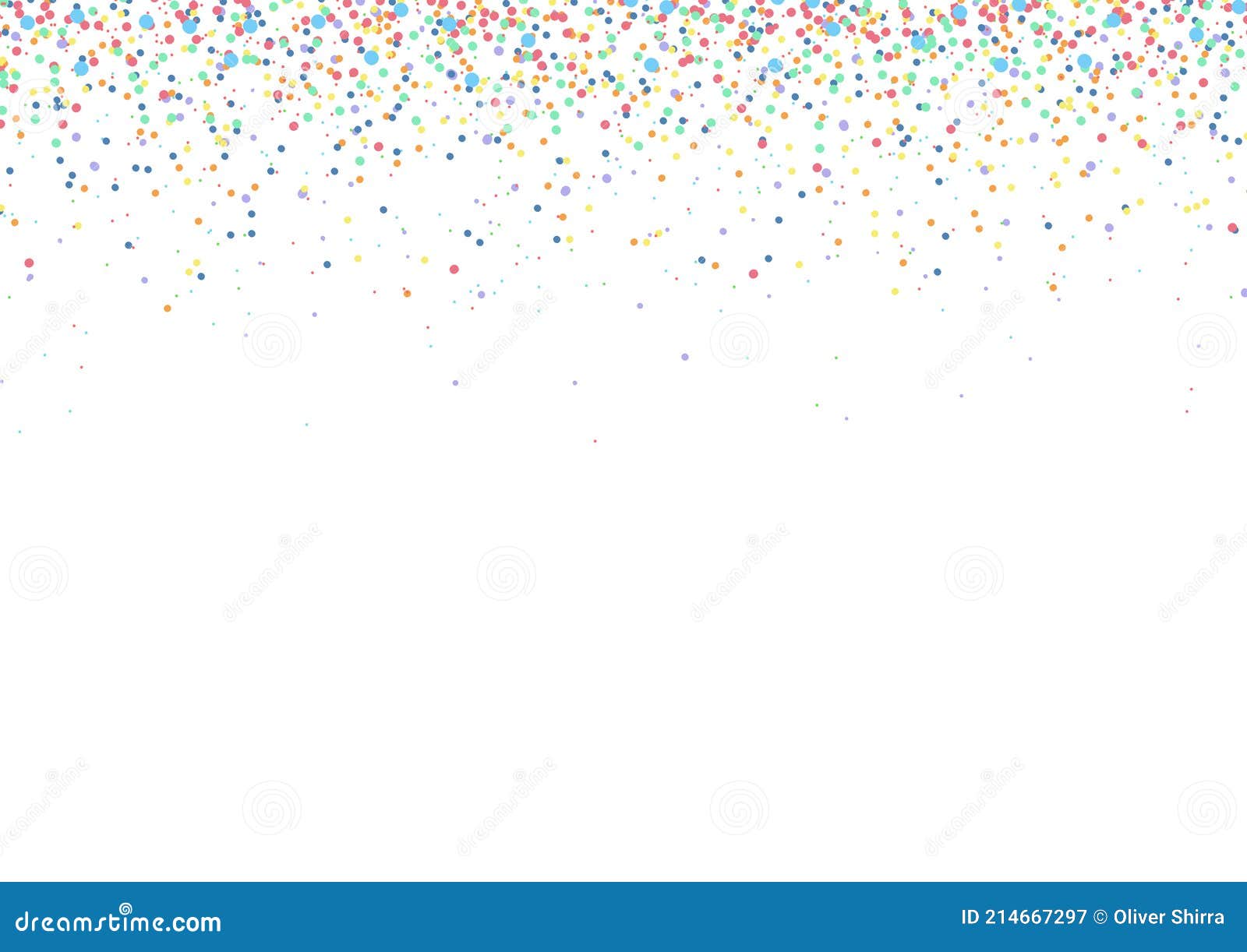 Colorful Falling Glitter Confetti Celebration Party Background Stock ...