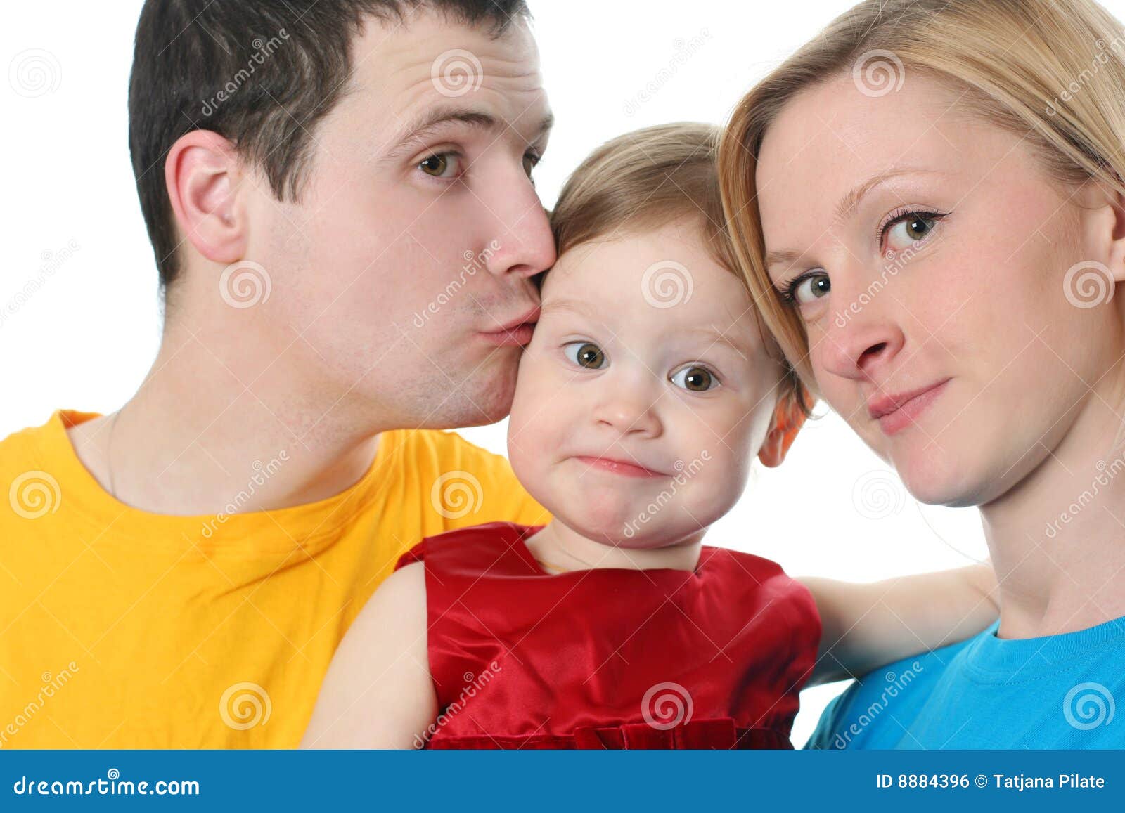Colorful family stock photo. Image of family, female, mother - 8884396