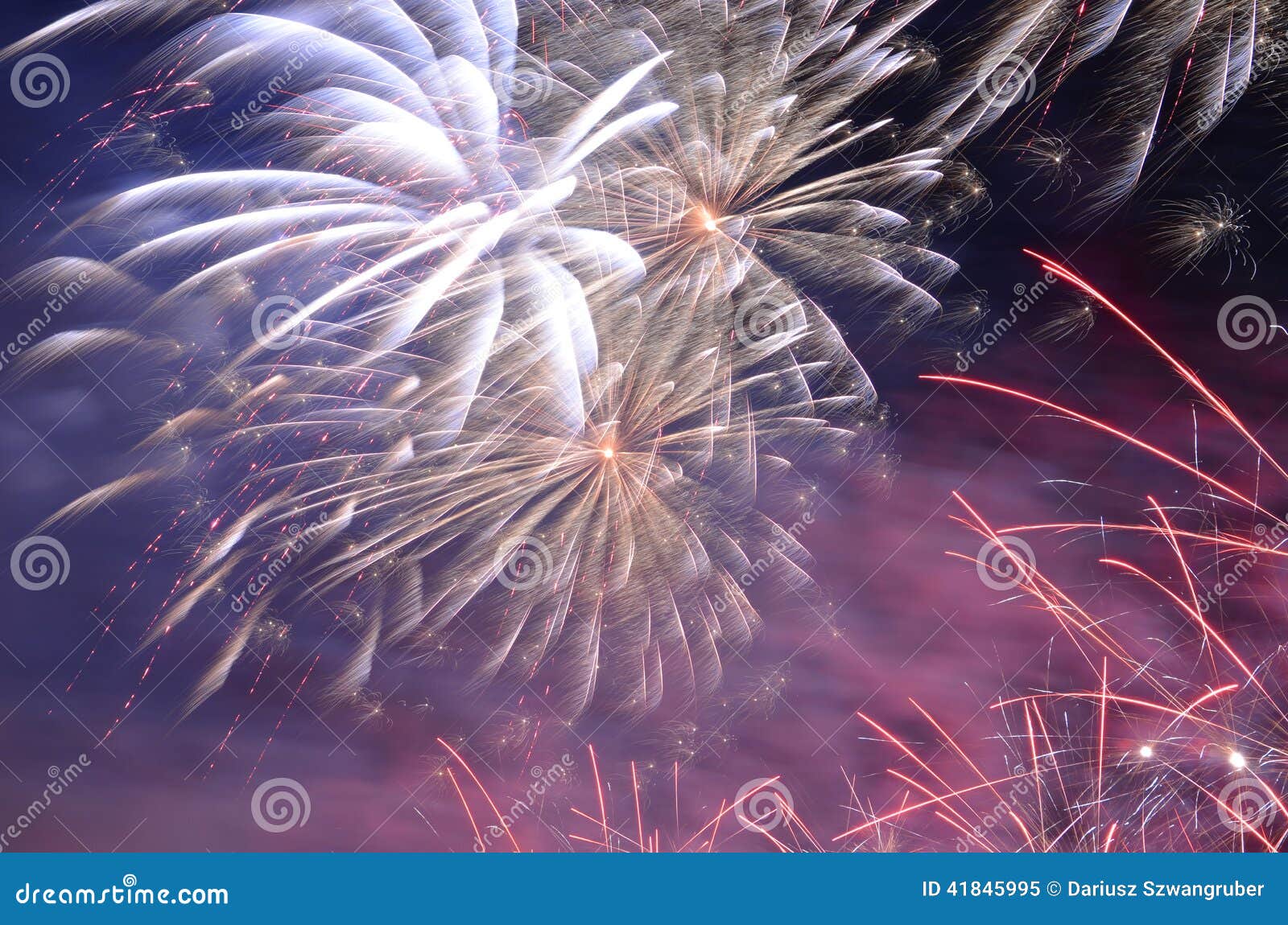 Colorful fancy fireworks stock image. Image of christmas - 41845995