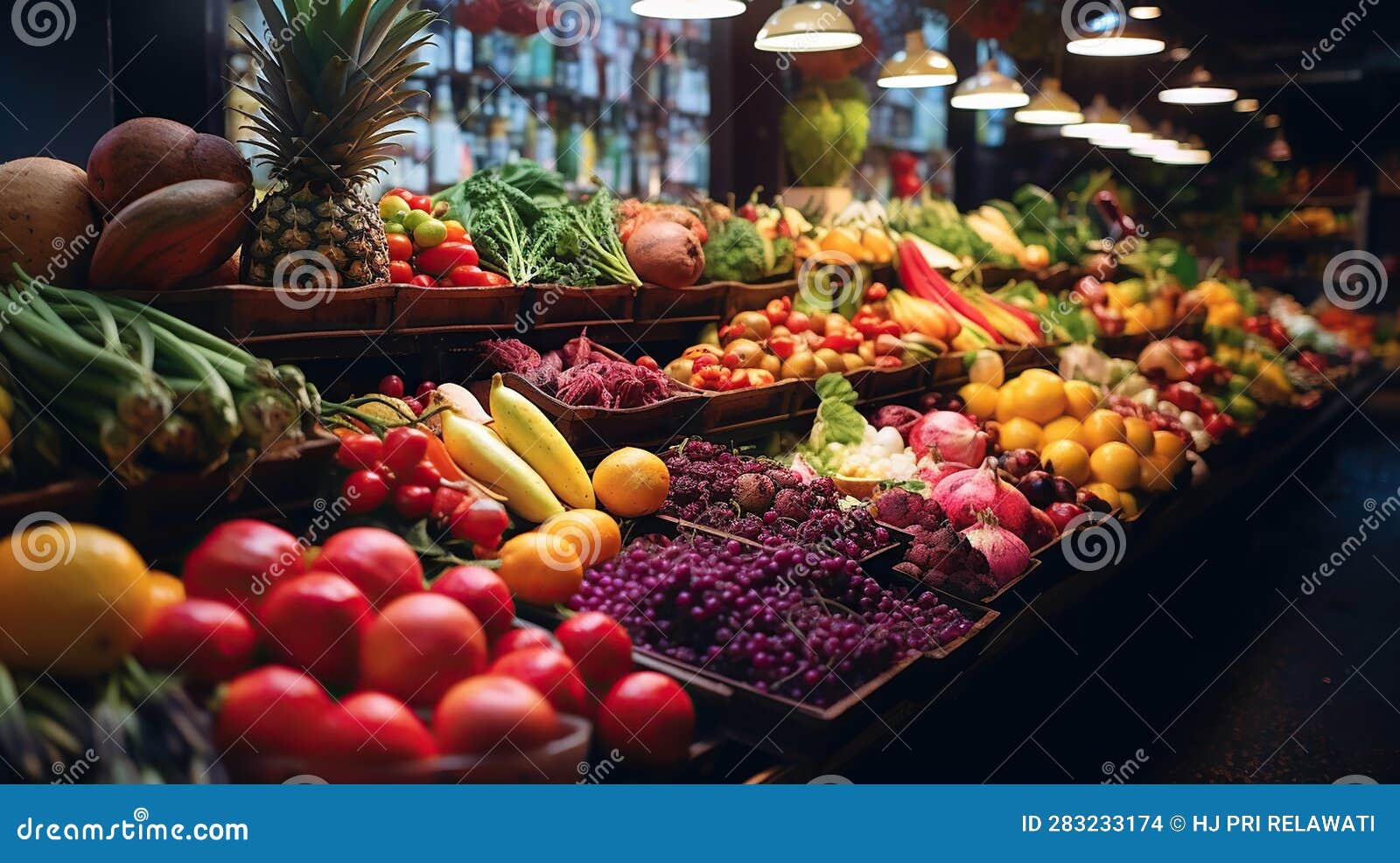 A Colorful Feast for the Senses. Generative Ai Stock Illustration ...