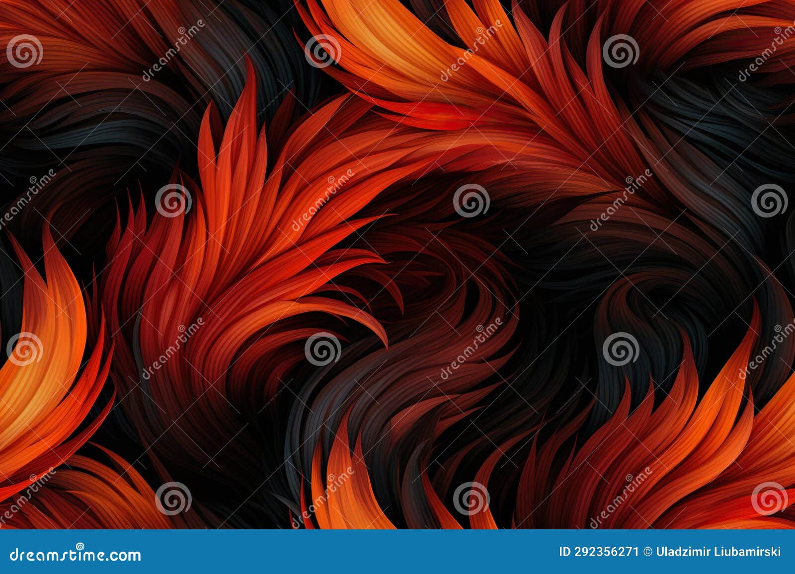 Colorful Feathers, Firebird Feather Pattern. Bright Background Stock ...