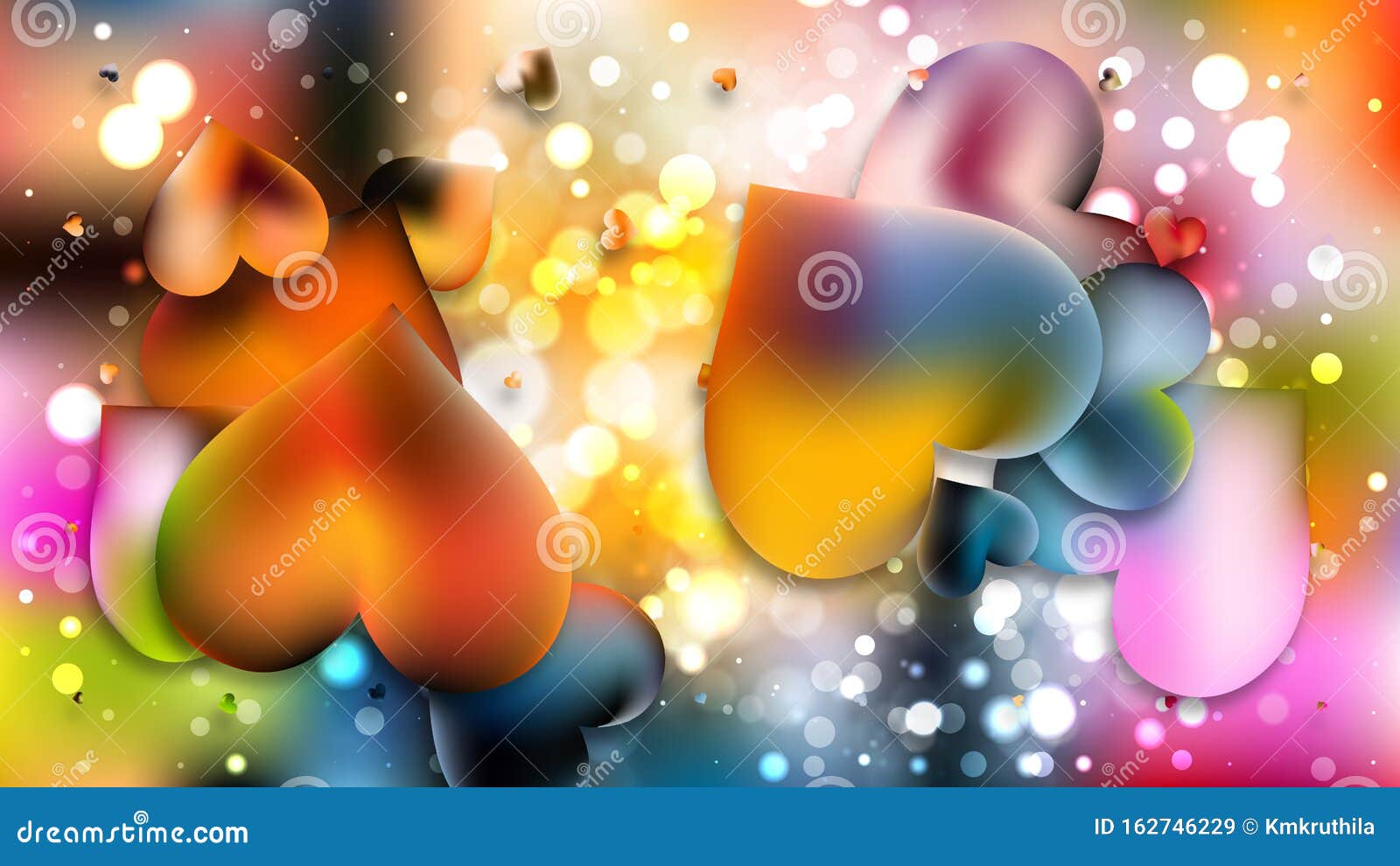 Colorful February Background Stock Vector - Illustration of romance ...