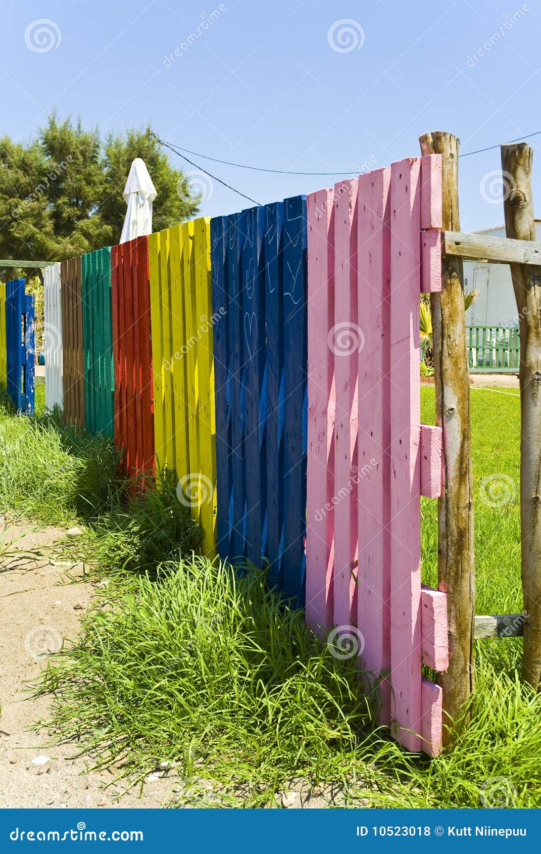 Colorful Fence Royalty Free Stock Photos - Image: 10523018