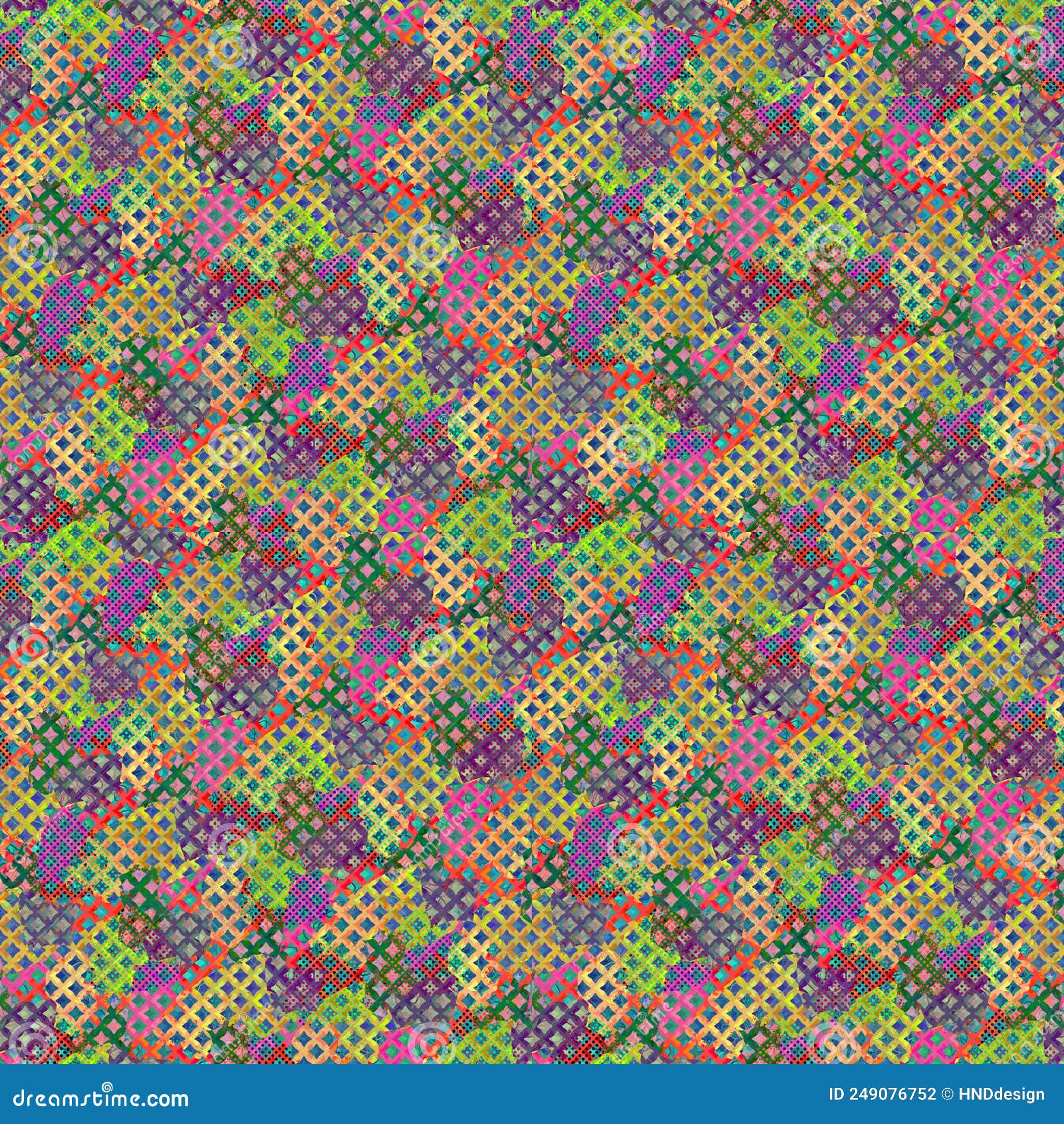 Colorful Fence Patchwork Repeat Pattern, Fabric, Surface Cover ...