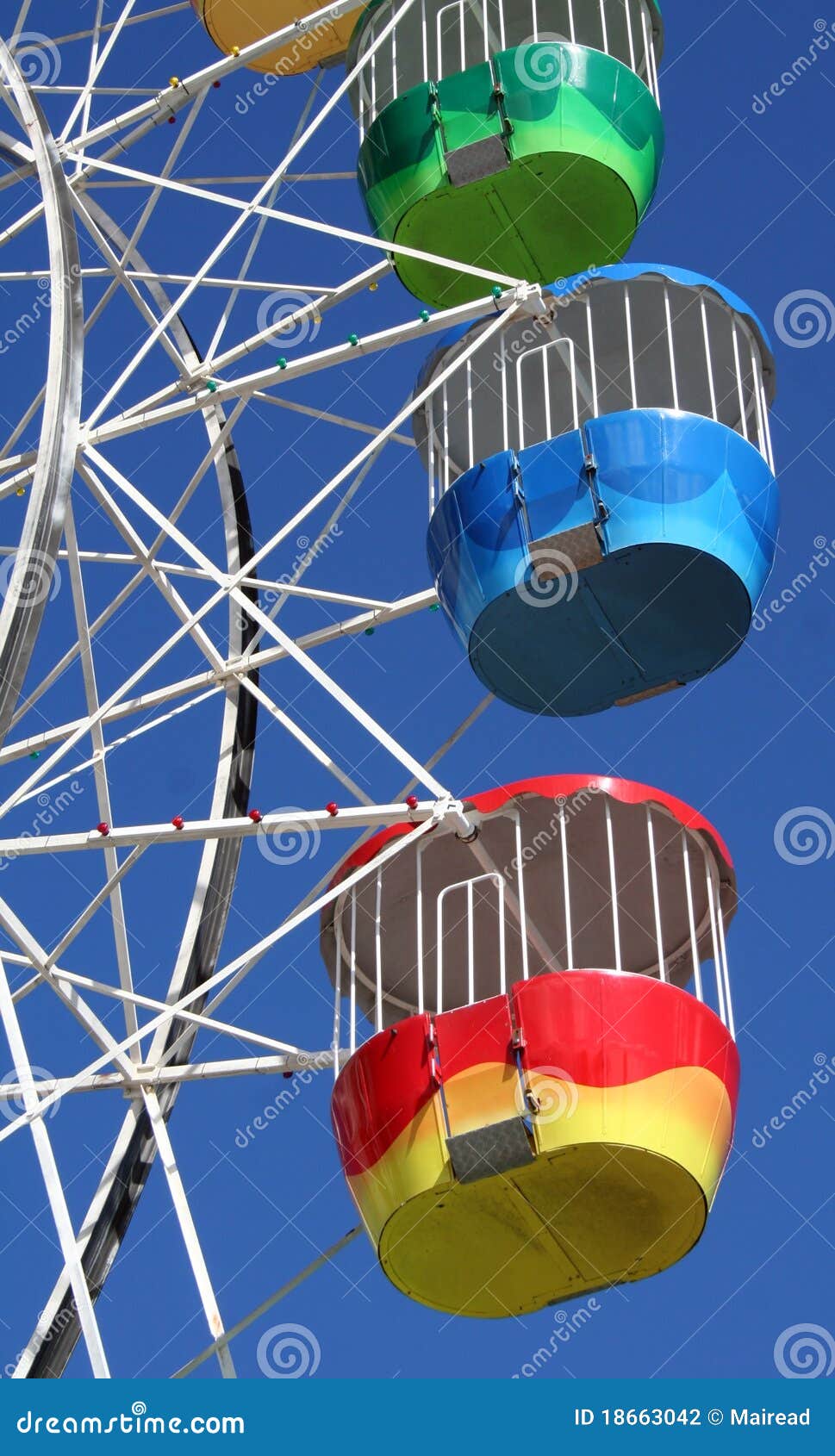 Colorful Ferris wheel stock photo. Image of angle, wheel - 18663042