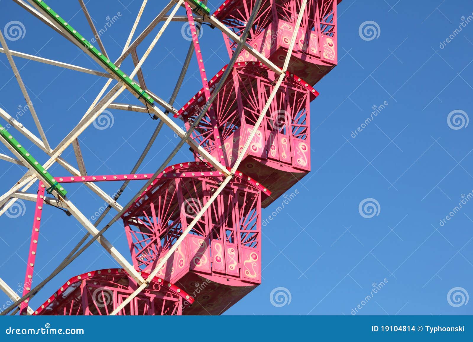 Colorful ferris wheel stock photo. Image of wheel, attraction - 19104814