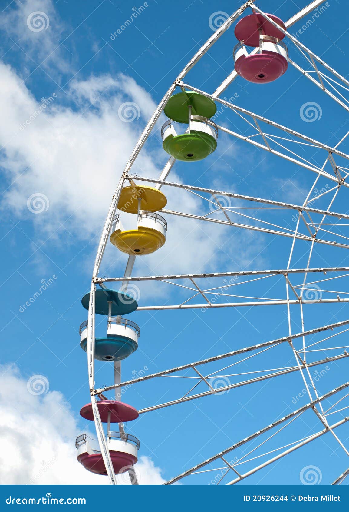 Colorful ferris wheel stock photo. Image of blue, fairs - 20926244