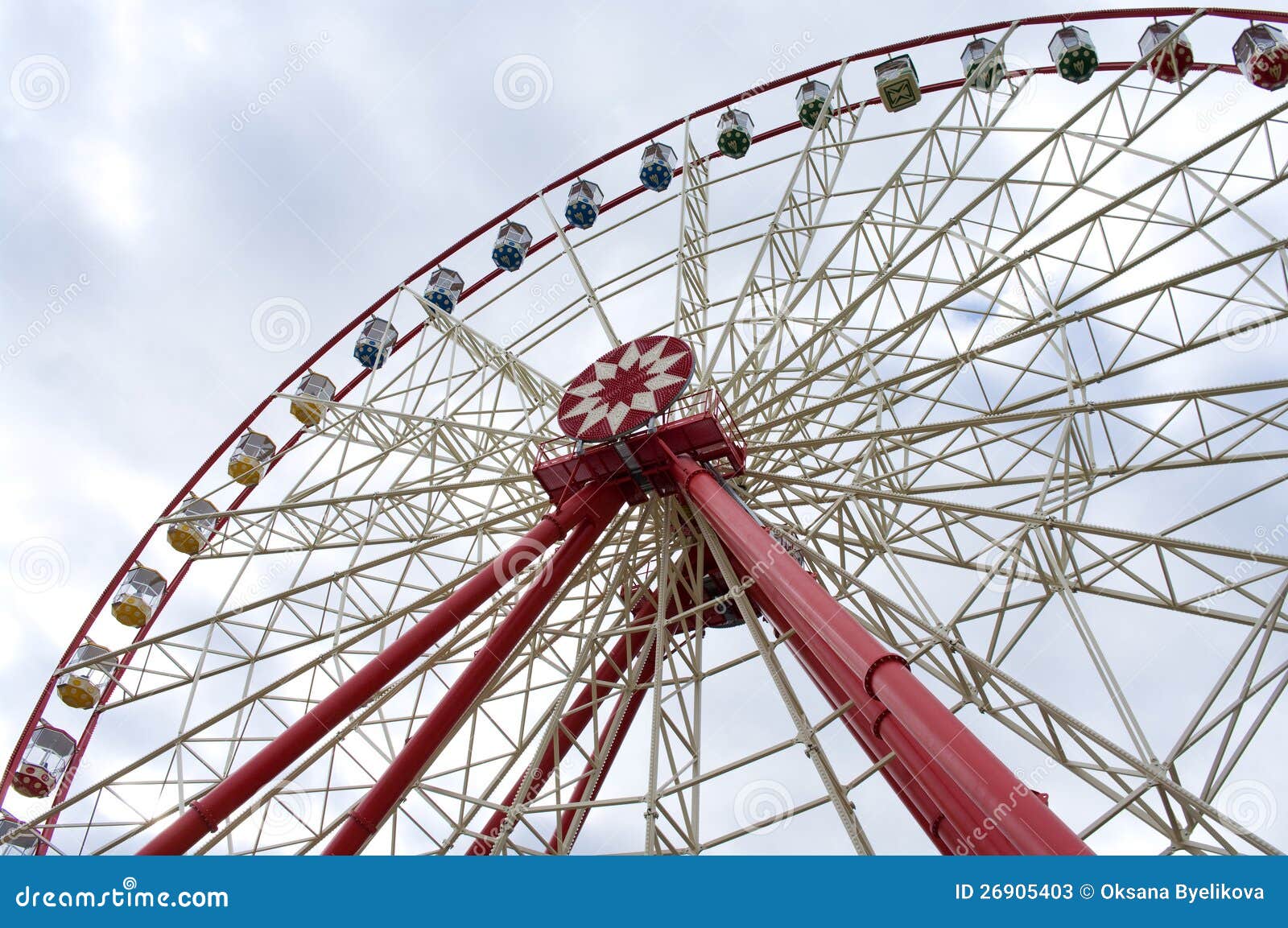 Colorful ferris wheel stock image. Image of excitement - 26905403