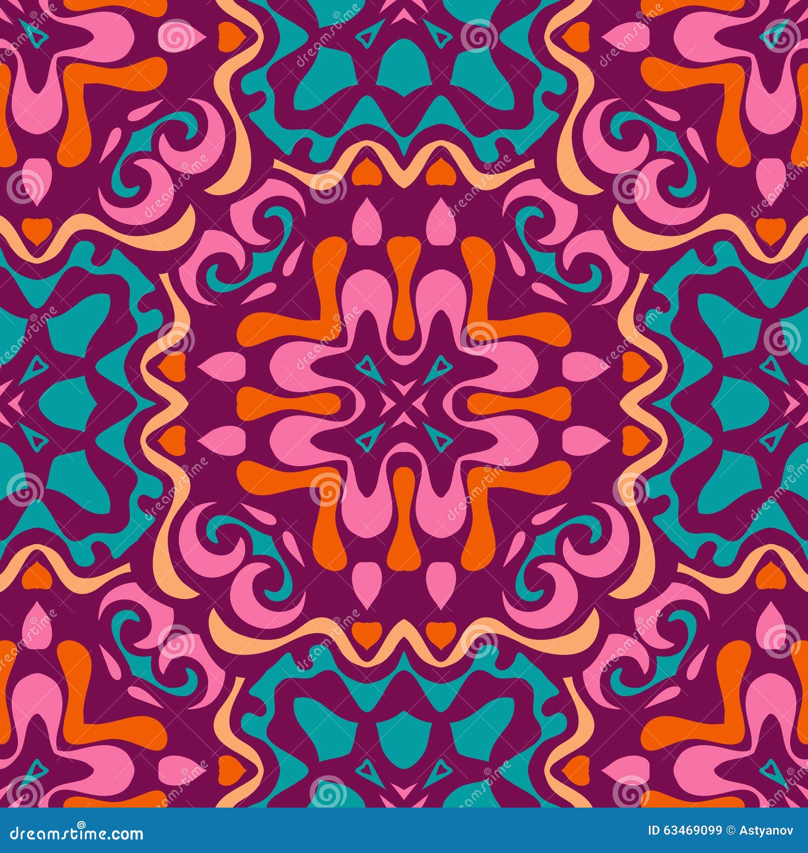 Colorful Festive Abstract Vector Pattern Stock Vector - Illustration of ...