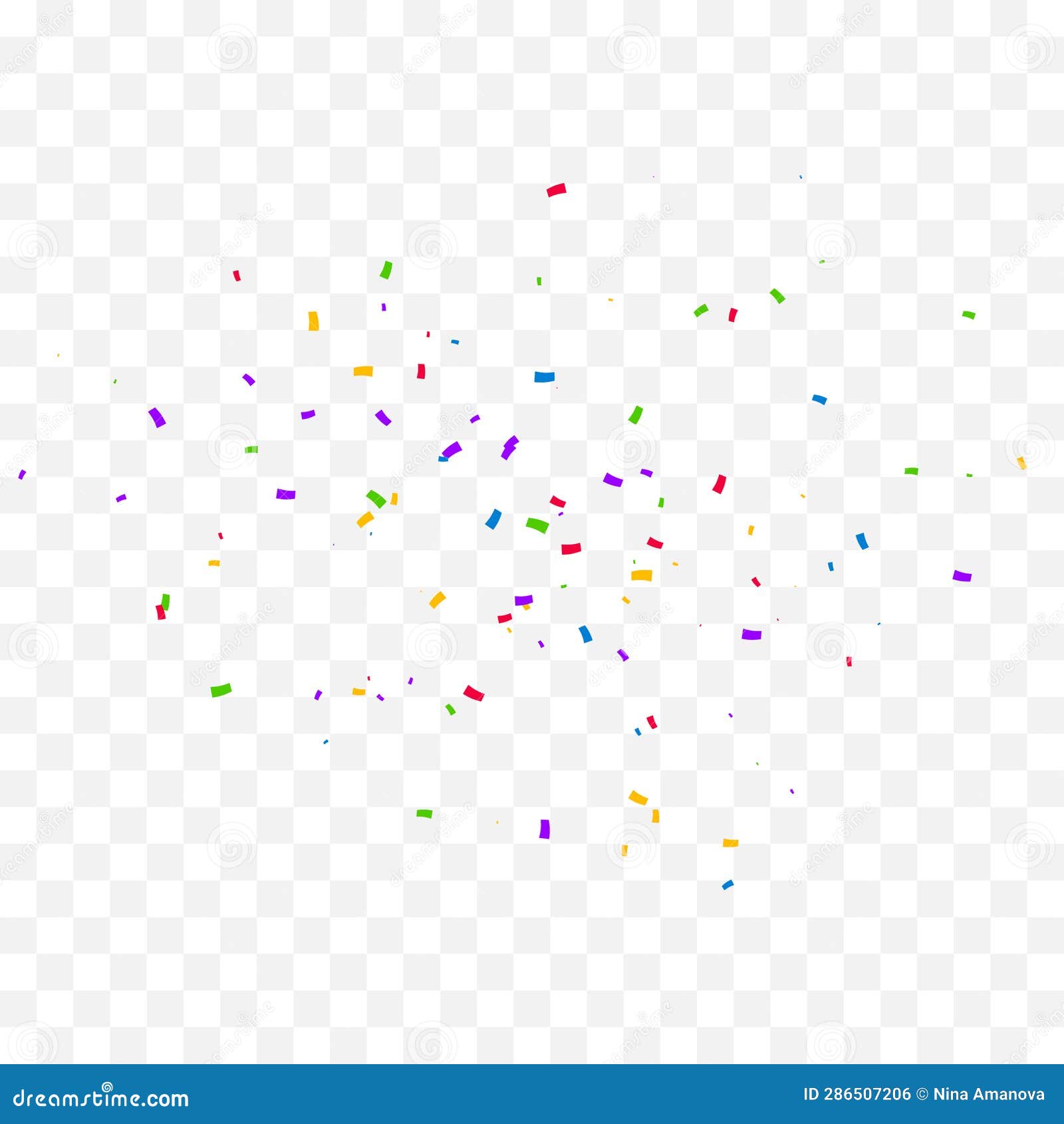 Colorful Festive Confetti Pieces Stock Vector - Illustration of holiday ...