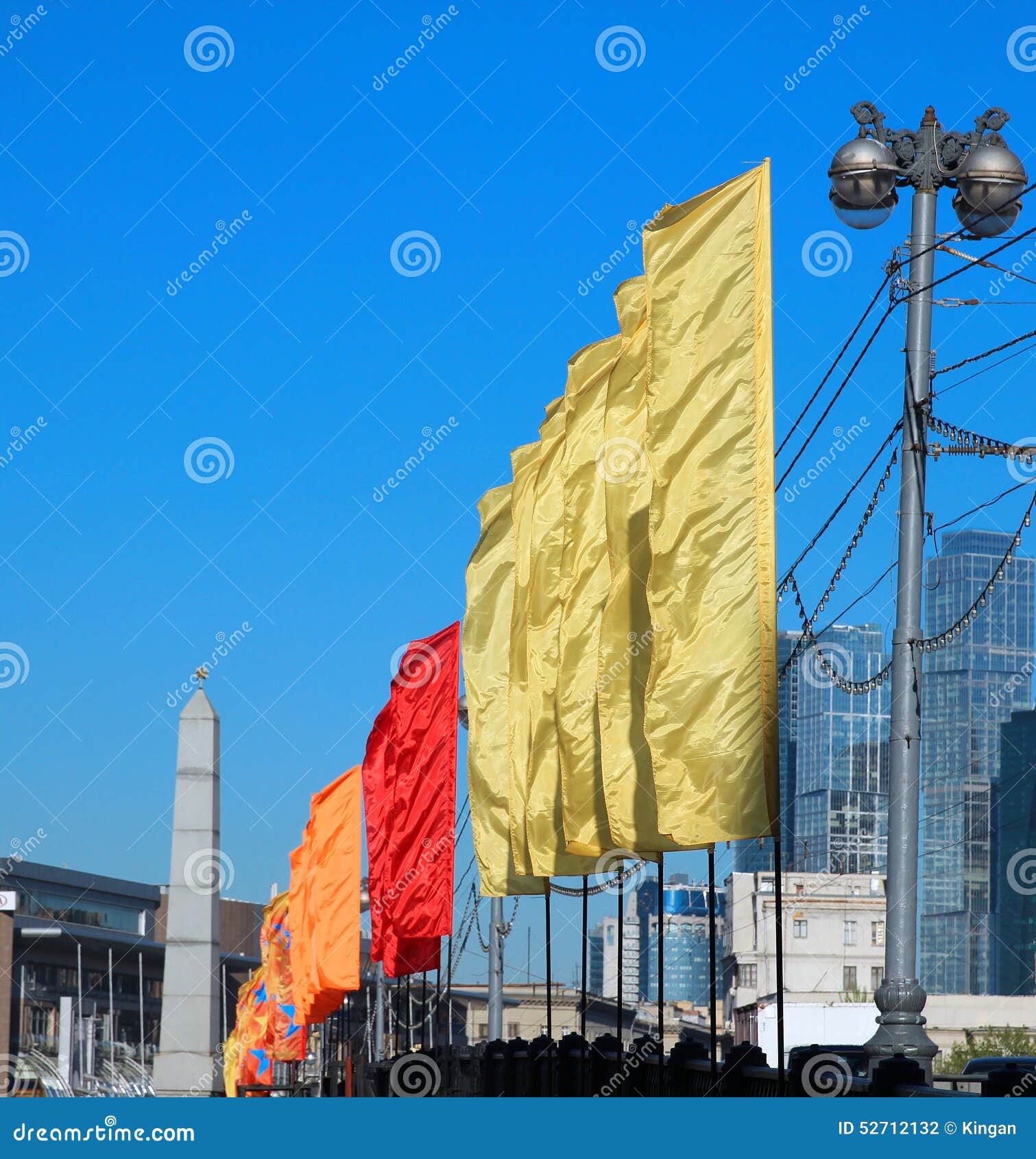 Colorful Festive Flags during a Holiday Editorial Photography - Image ...