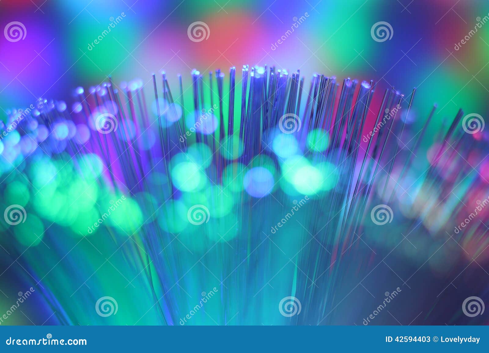Colorful Fiber Optical Network Cable. Stock Image - Image of cable ...