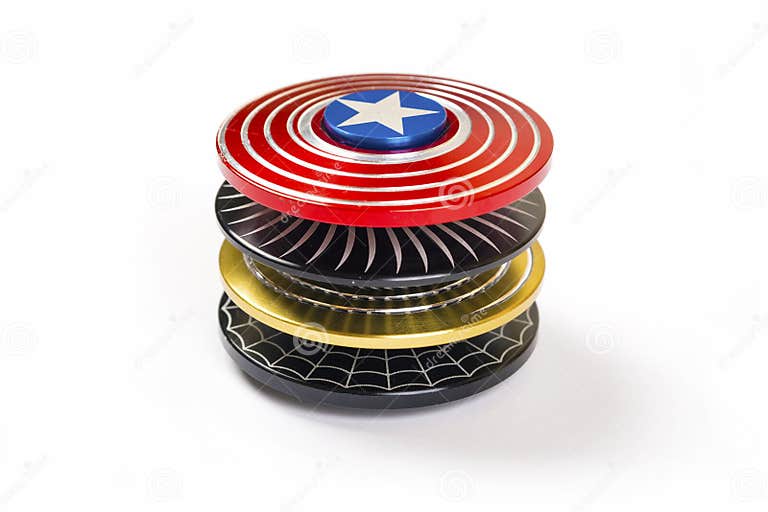 Fidget Finger Spinners Stress, Anxiety Relief Toy Stock Photo - Image ... Fidget Finger Spinners Stress, Anxiety Relief Toy Stock Photo - Image ...