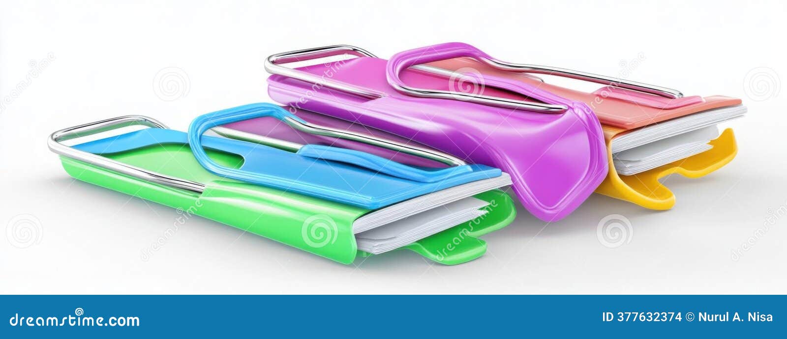 Colorful File Folder Icons Vector Design Clipart. Stock Photography ...