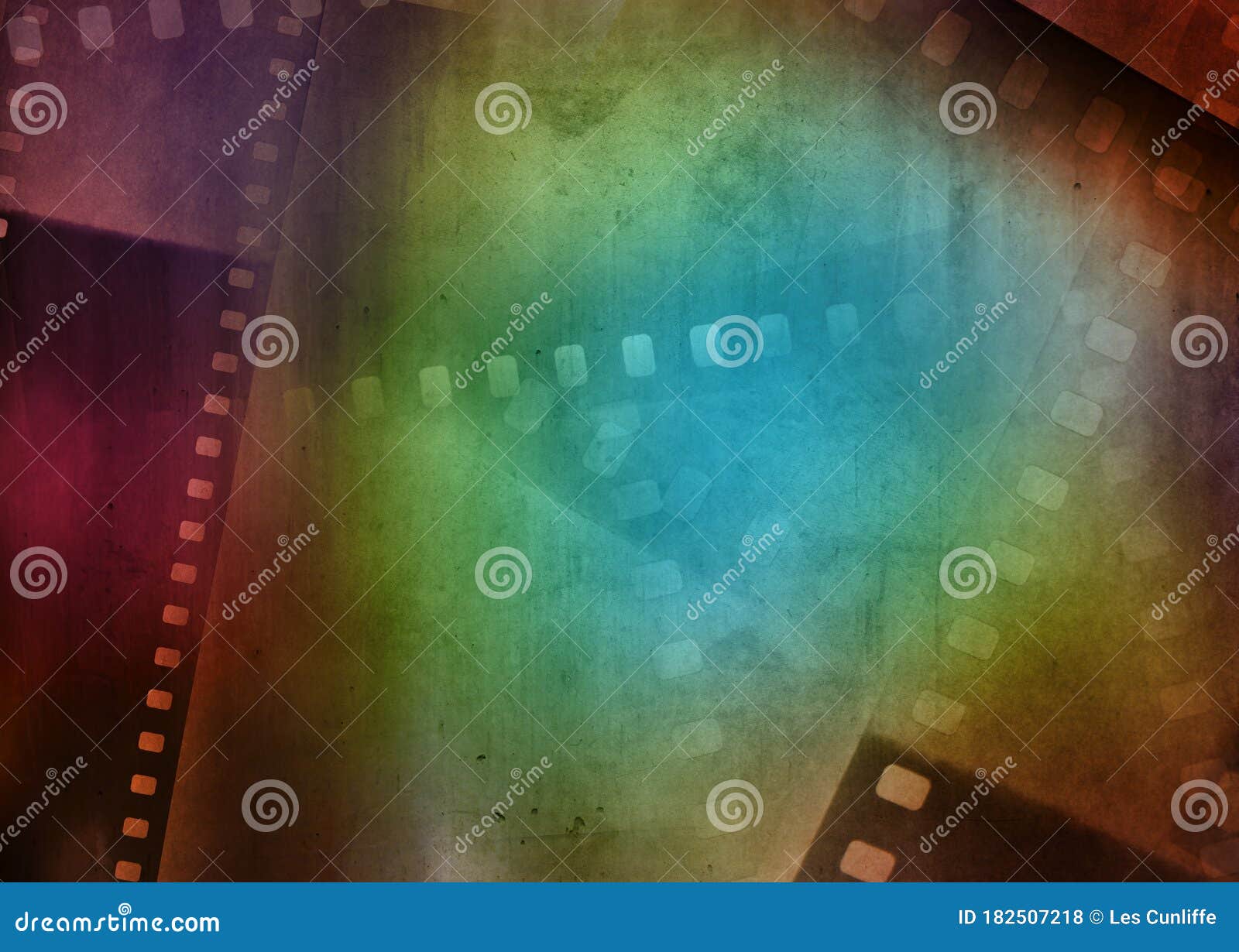 Colorful film frames stock photo. Image of filmstrip - 182507218