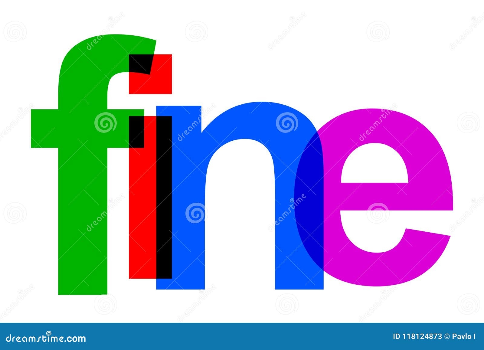 Colorful Fine - Stock Vector Stock Illustration - Illustration of color ...