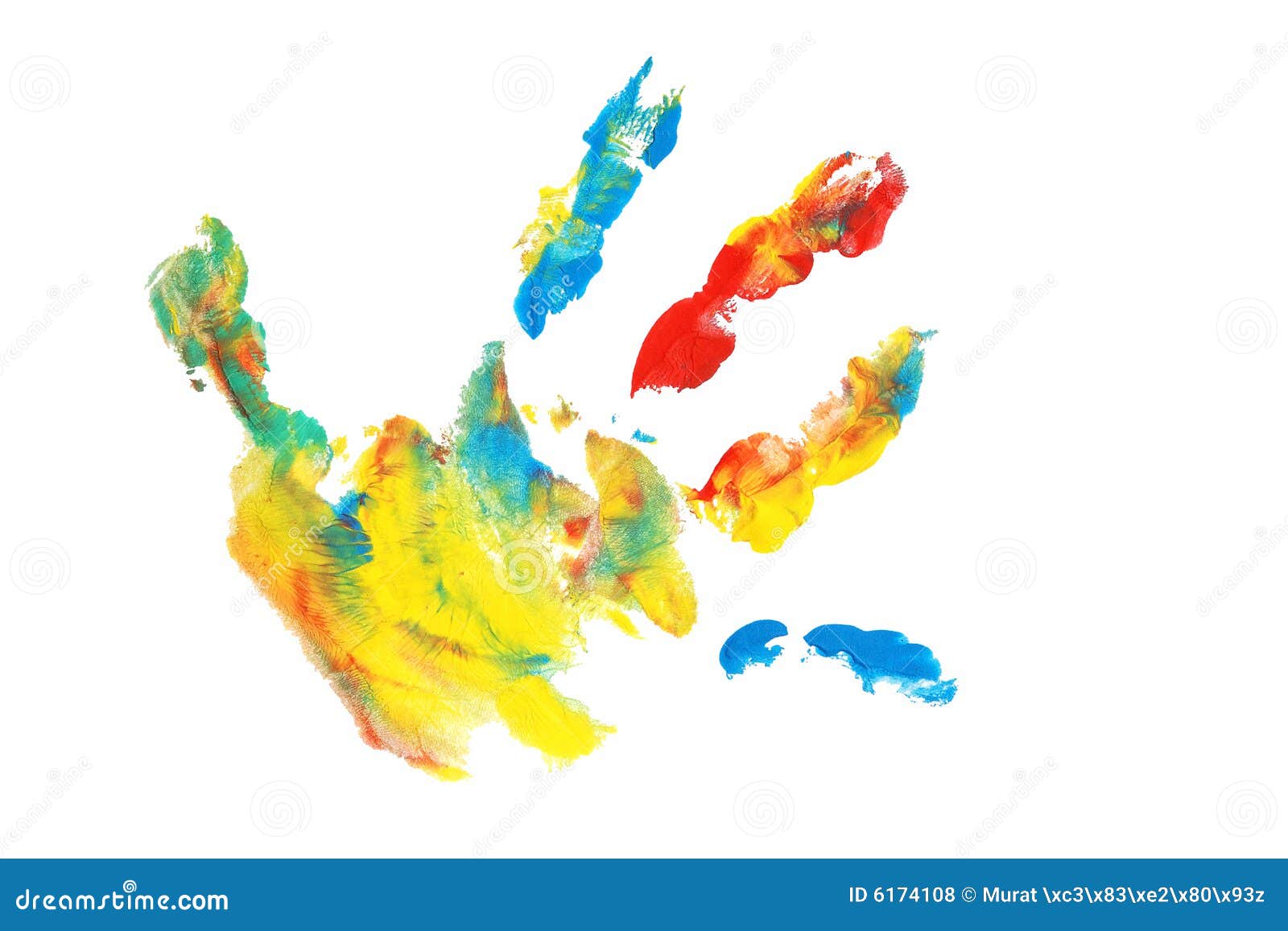 Colorful FingerPaint stock photo. Image of track, creativity - 6174108