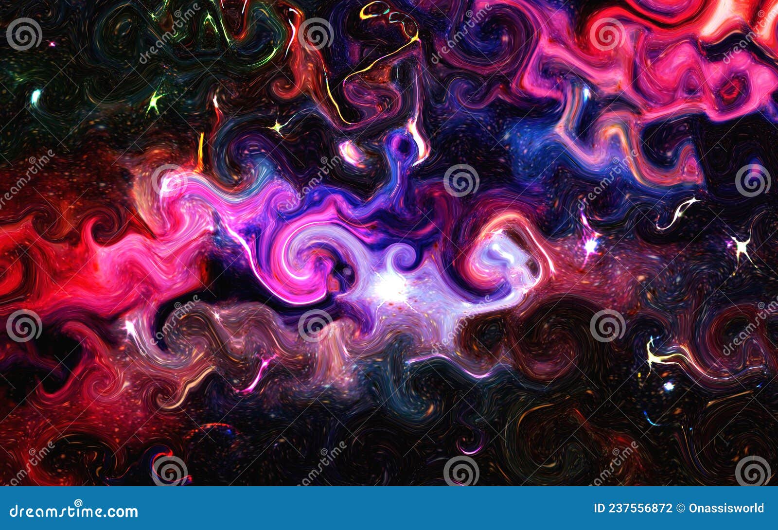 Colorful Fire Abstract Art Backgrounds Blurs Stock Illustration ...