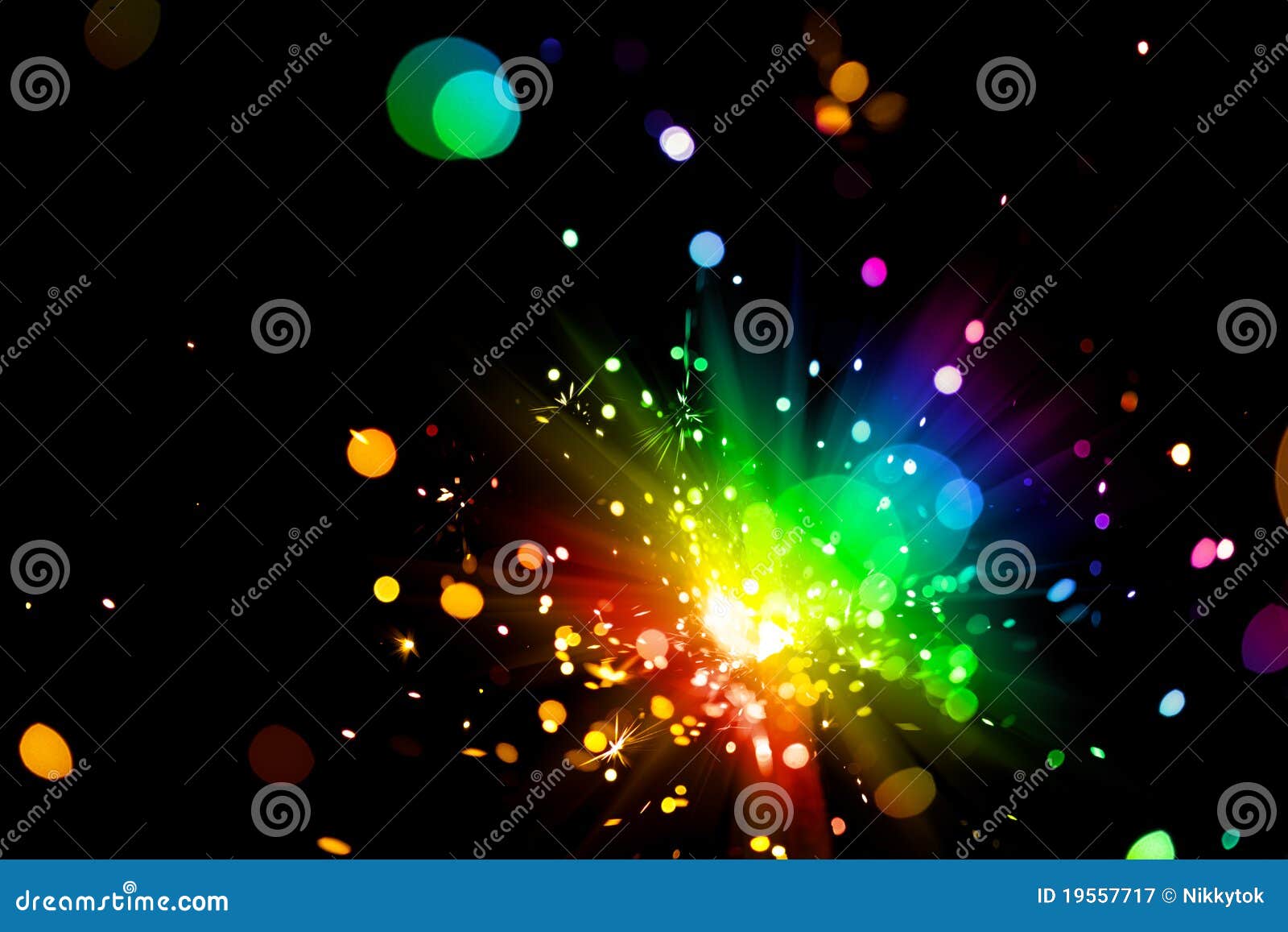Colorful firework stock image. Image of action, disco - 19557717