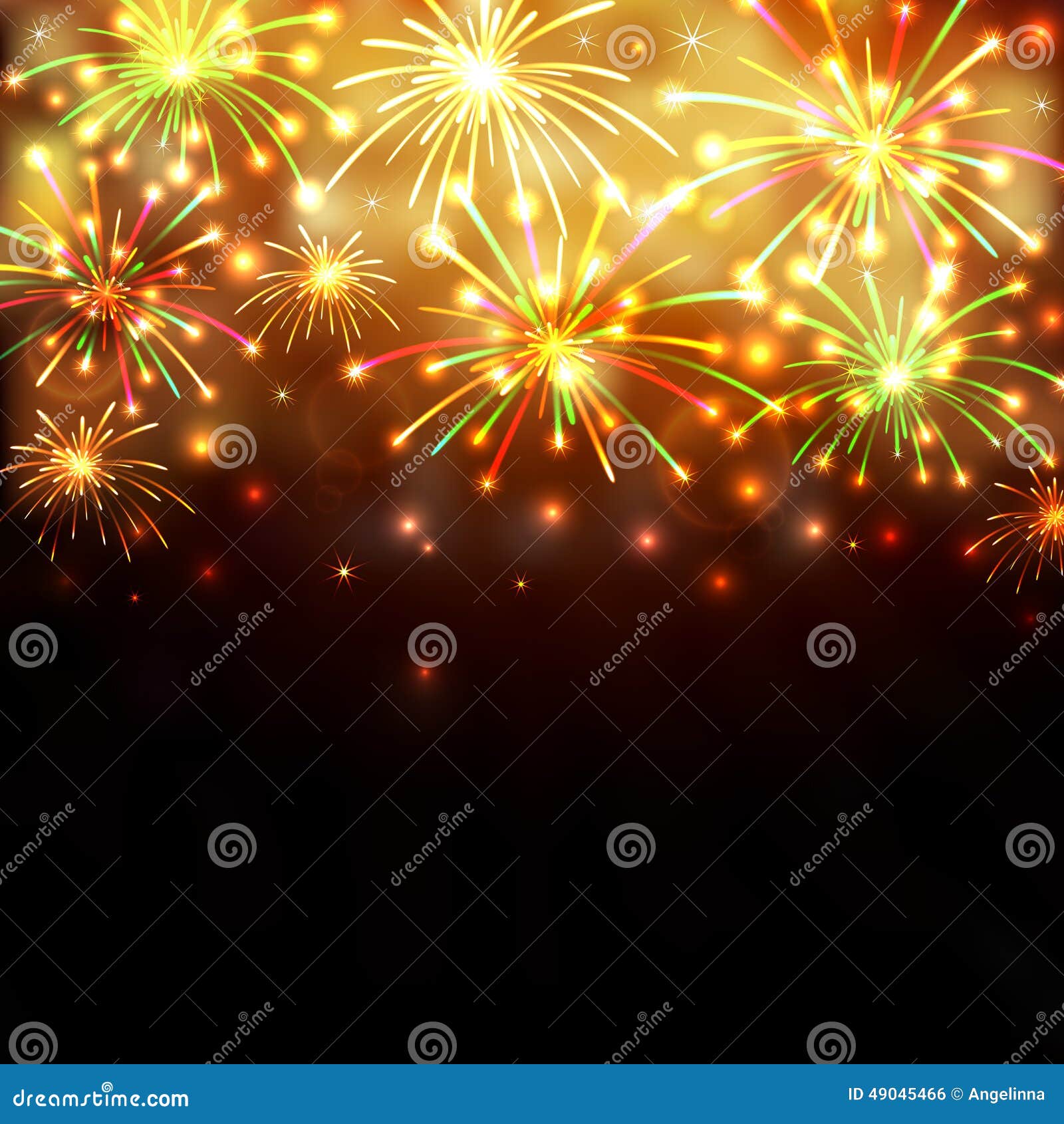 Colorful Firework Background Stock Vector - Illustration of abstract ...
