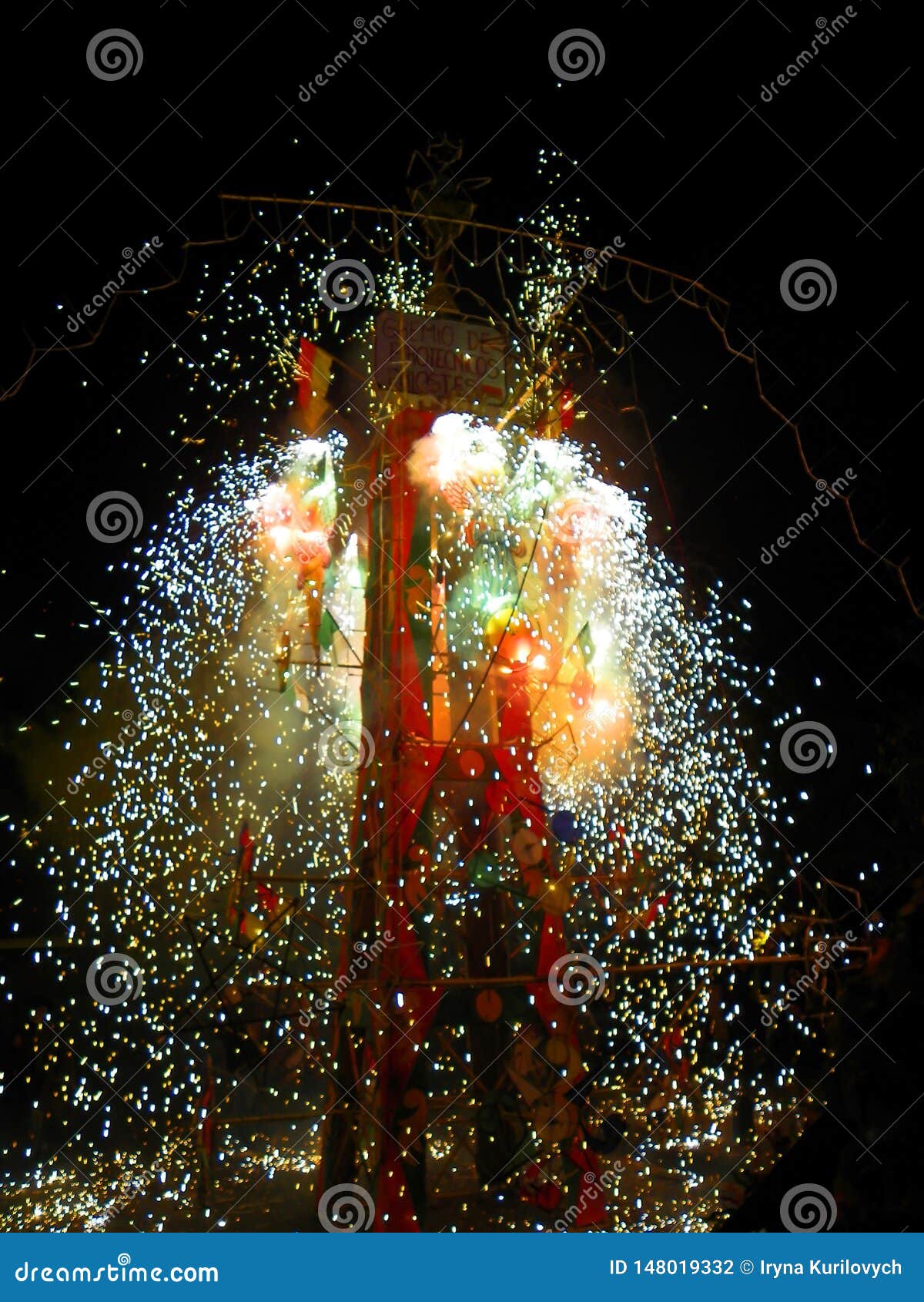 Firework Called Tubri Used In India In Diwali Or Any Function Stock ...