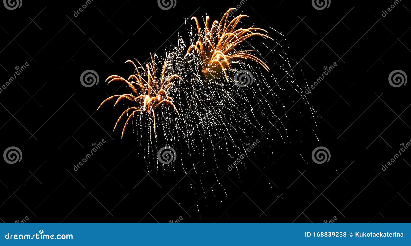 Colorful Firework in Night Sky Close Up Stock Photo - Image of night ...