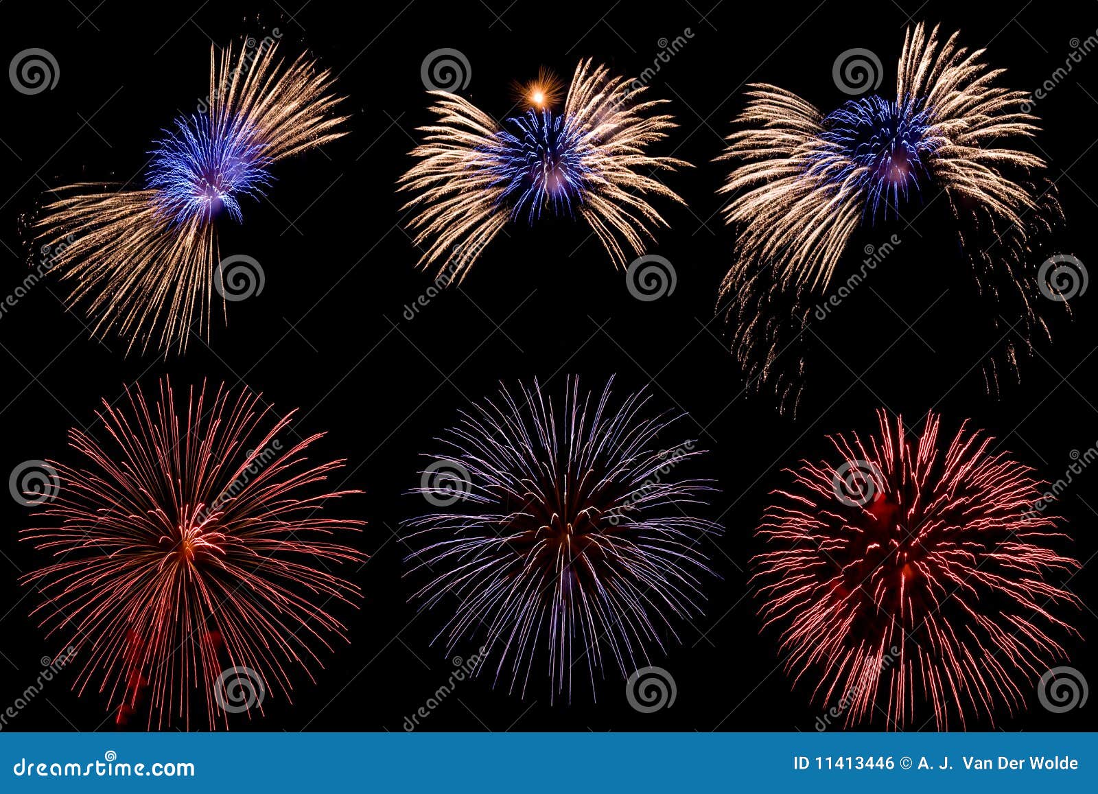 Colorful fireworks stock photo. Image of display, festival - 11413446