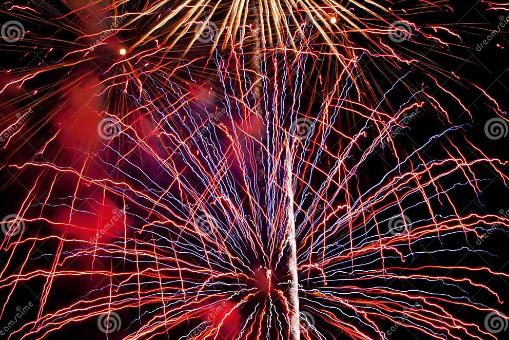 Colorful fireworks stock image. Image of colorful, vivid - 15952193