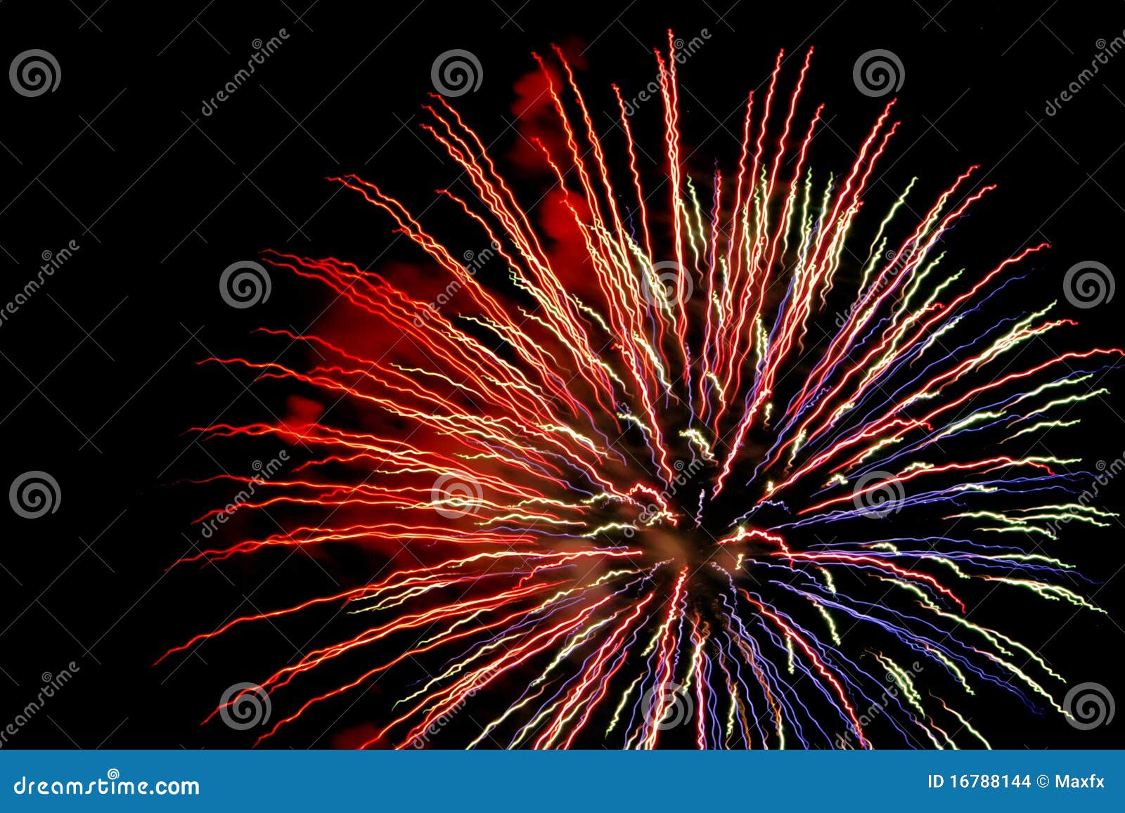 Colorful fireworks stock photo. Image of colorful, firework - 16788144
