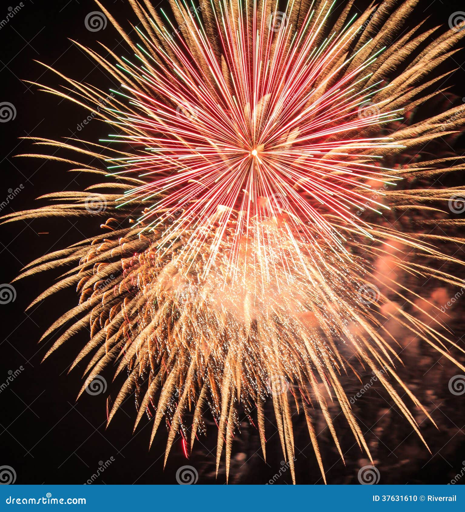 Colorful fireworks stock photo. Image of blue, celebrate - 37631610