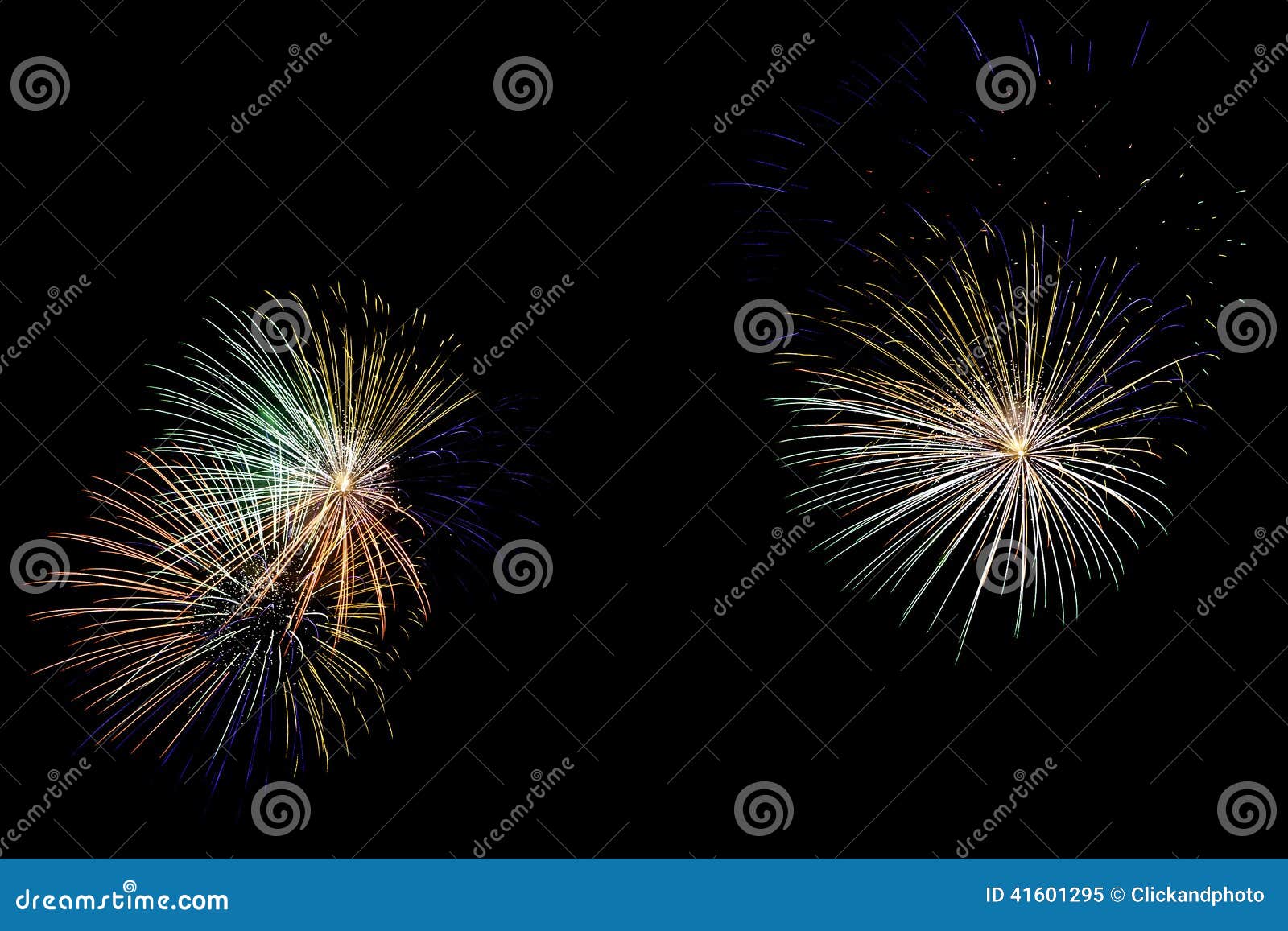 Colorful fireworks blast stock image. Image of anniversary - 41601295