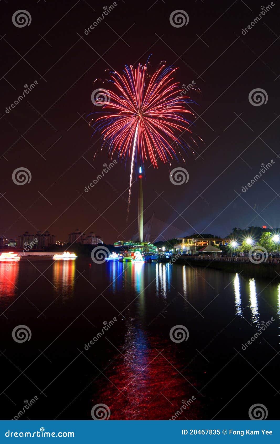 Colorful Fireworks Display stock image. Image of celebrate - 20467835