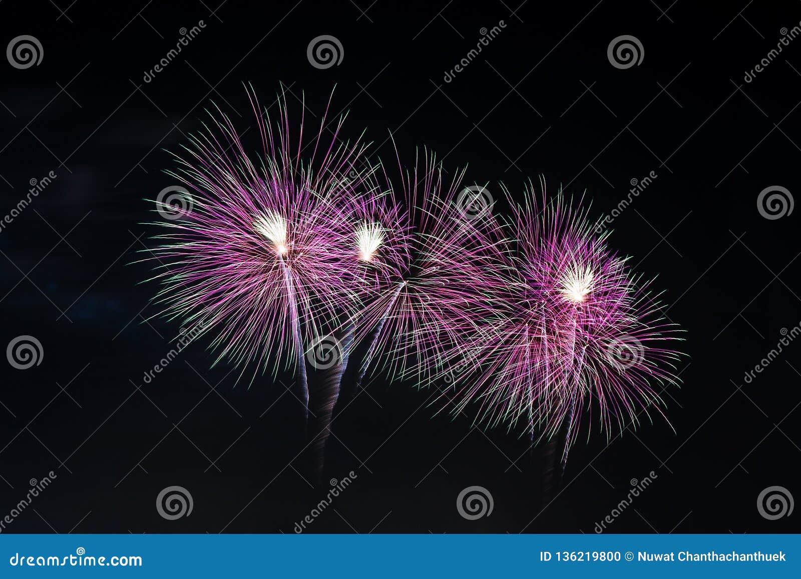 Colorful fireworks display stock photo. Image of celebrate - 136219800