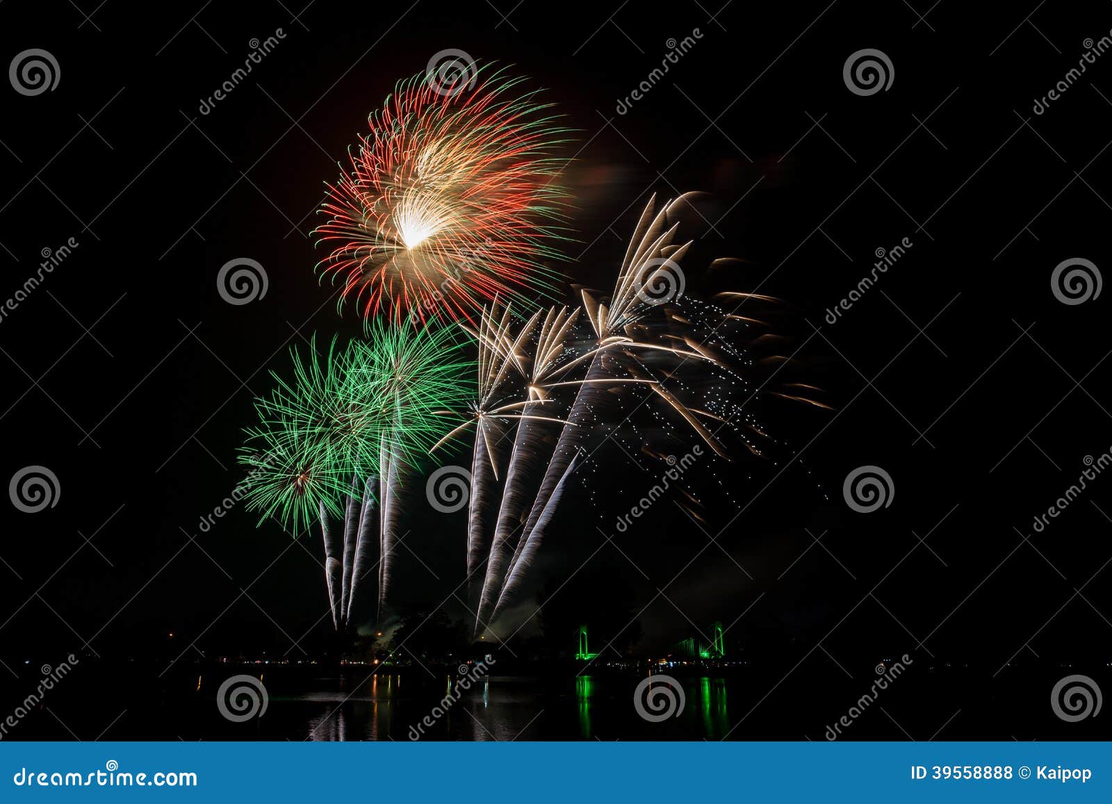 Colorful Fireworks of Multiples Colors Stock Photo - Image of event ...
