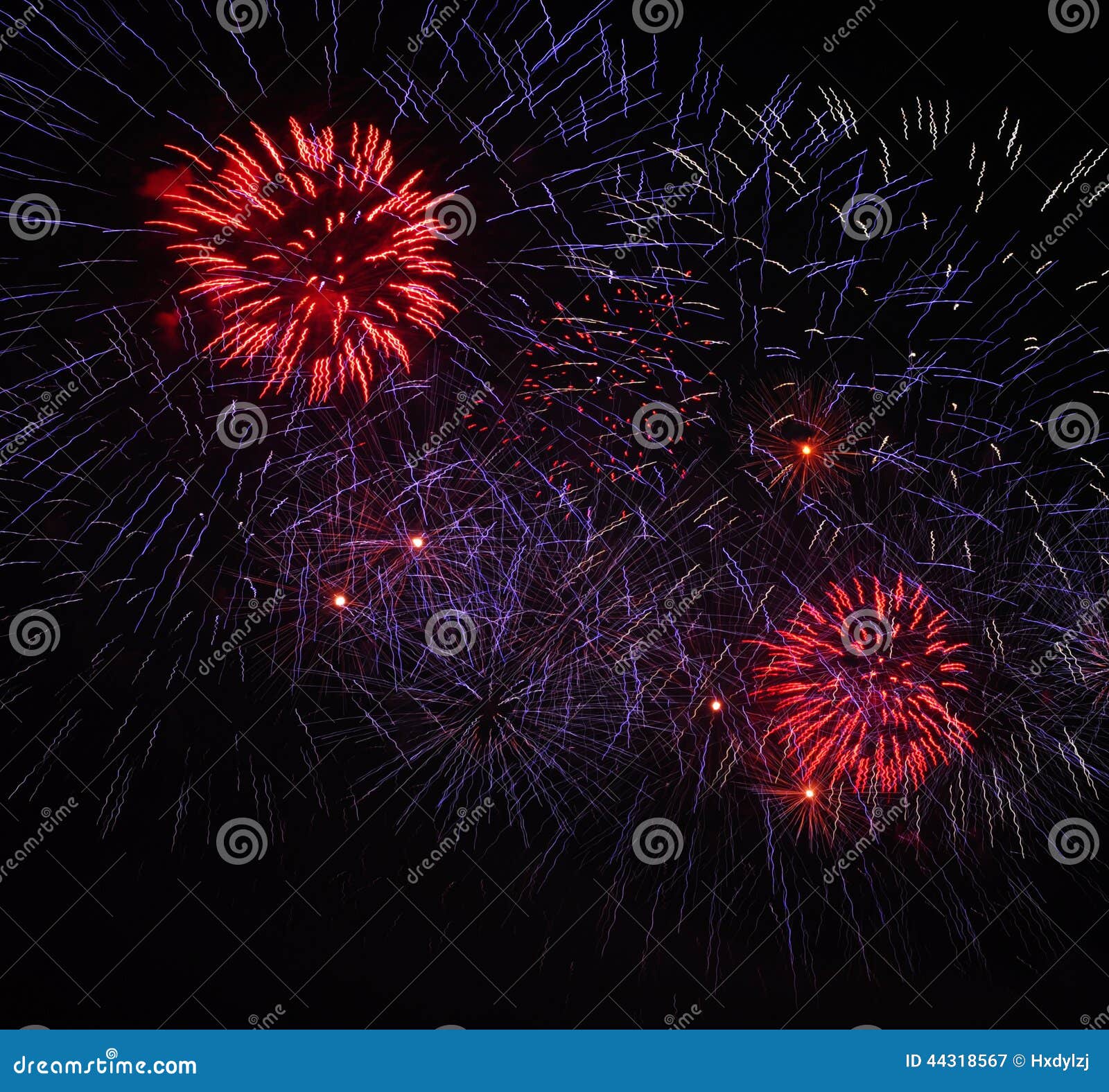 Colorful fireworks stock image. Image of freedom, magic - 44318567