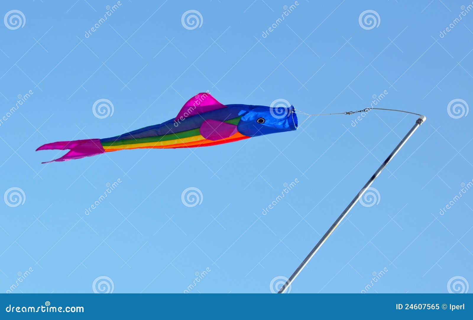 Colorful fish kite stock image. Image of kite, flying - 24607565