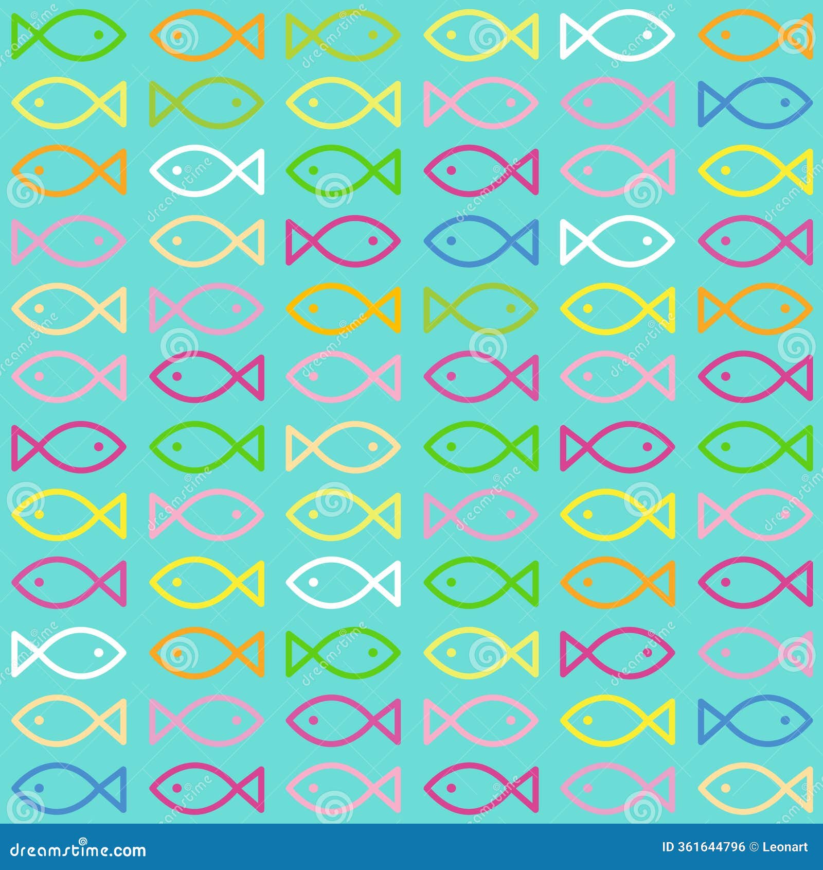 Fish Seamless Pattern Vector Salmon Tuna Tangram Dolphin Shark Cartoon ...
