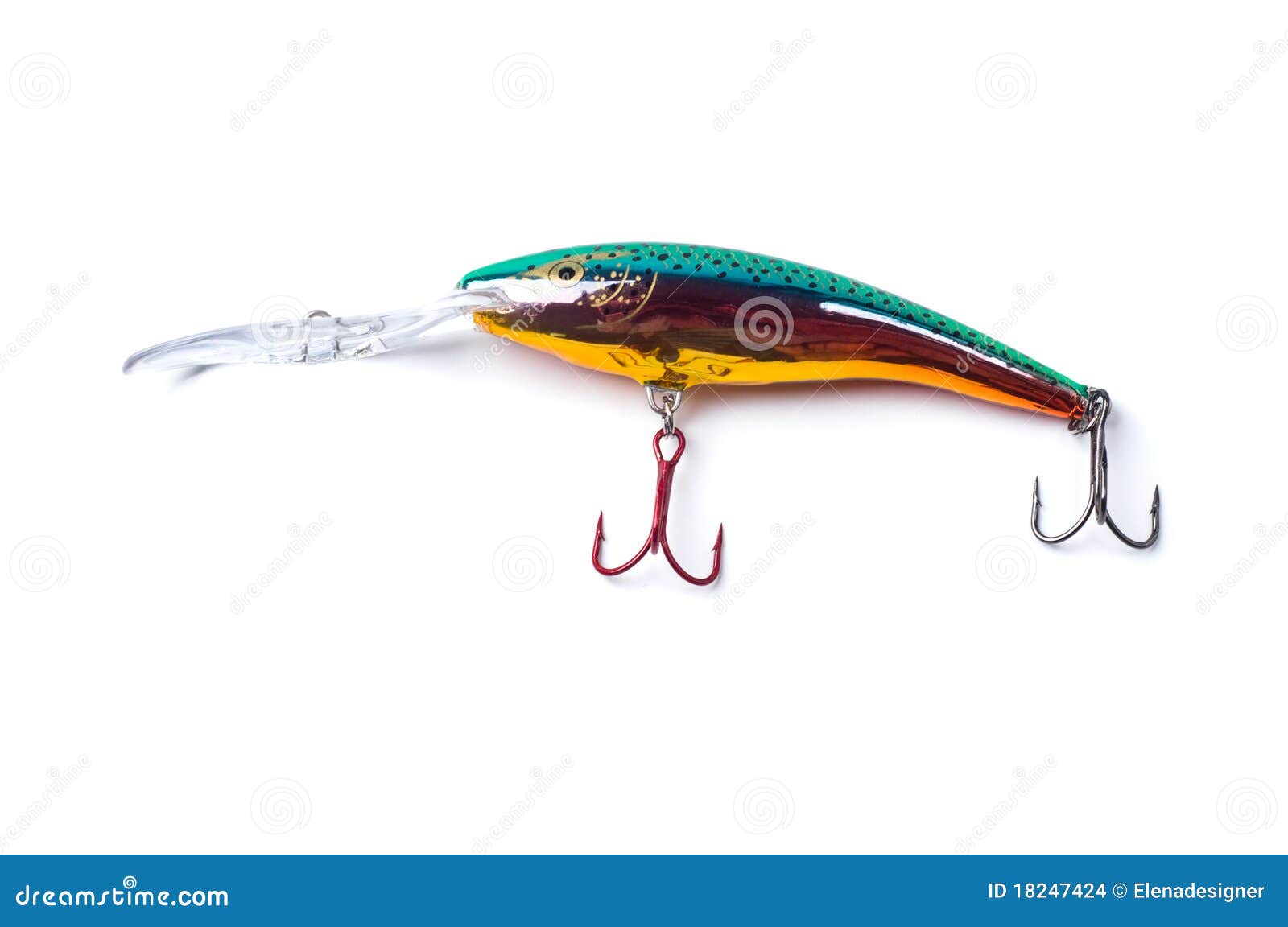 Colorful fishing bait stock photo. Image of isolated - 18247424