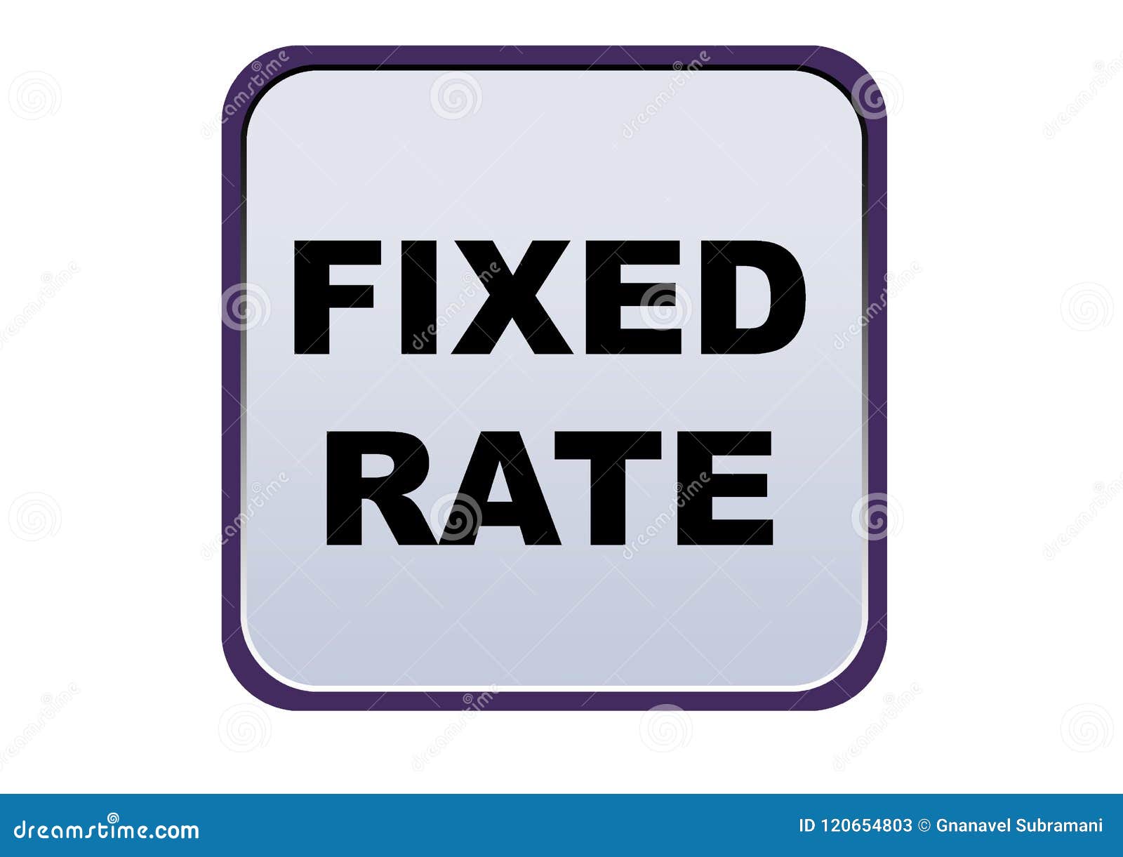 Colorful Fixed Rate Web Button White Background Stock Illustration ... Colorful Fixed Rate Web Button White Background Stock Illustration ...