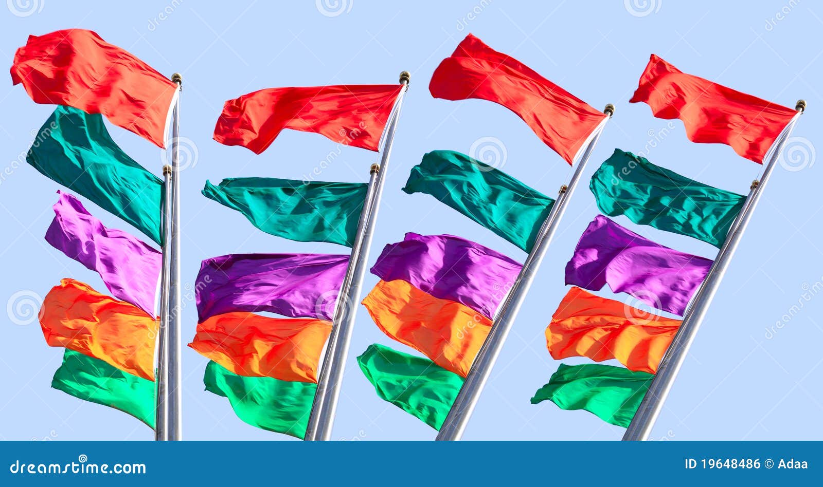 Colorful flag stock photo. Image of celebrations, high - 19648486