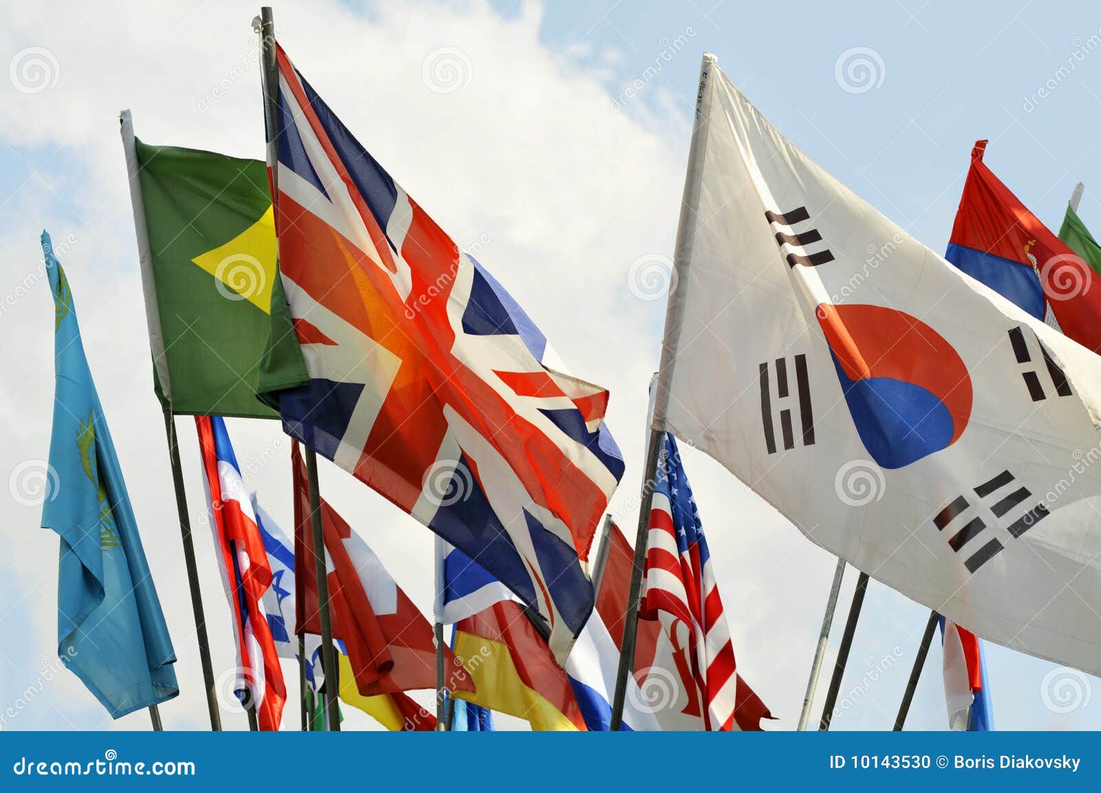 Colorful Flags stock photo. Image of euro, multi, outdoor - 10143530